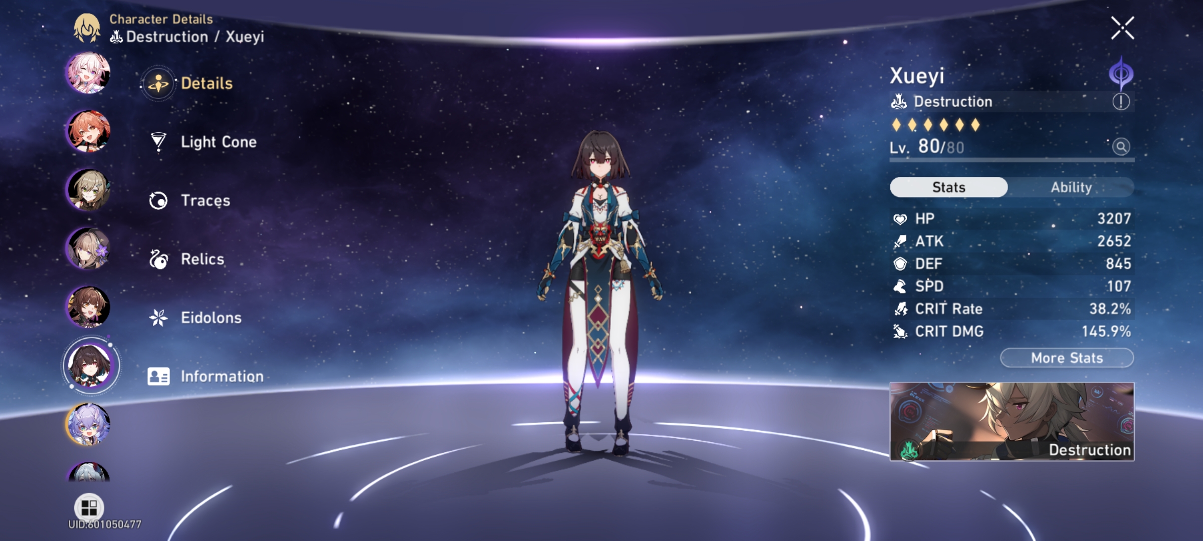 Xueyi build Honkai: Star Rail | HoYoLAB