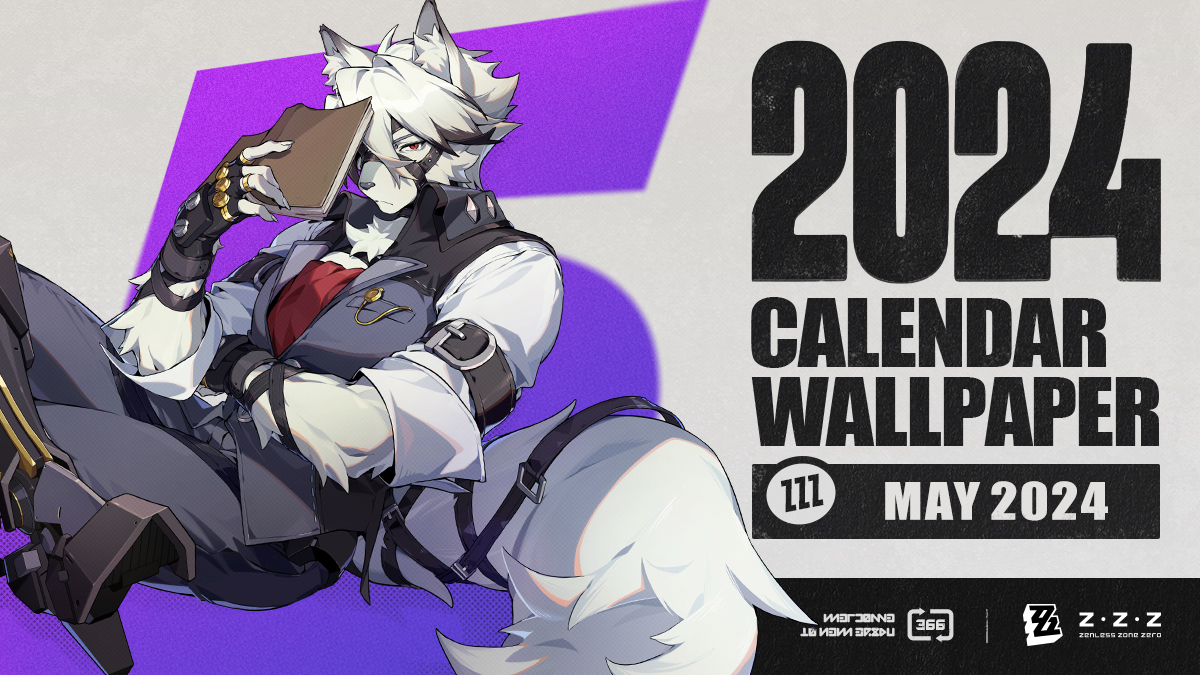 ZZZ May 2024 Calendar Wallpaper Zenless Zone Zero | HoYoLAB