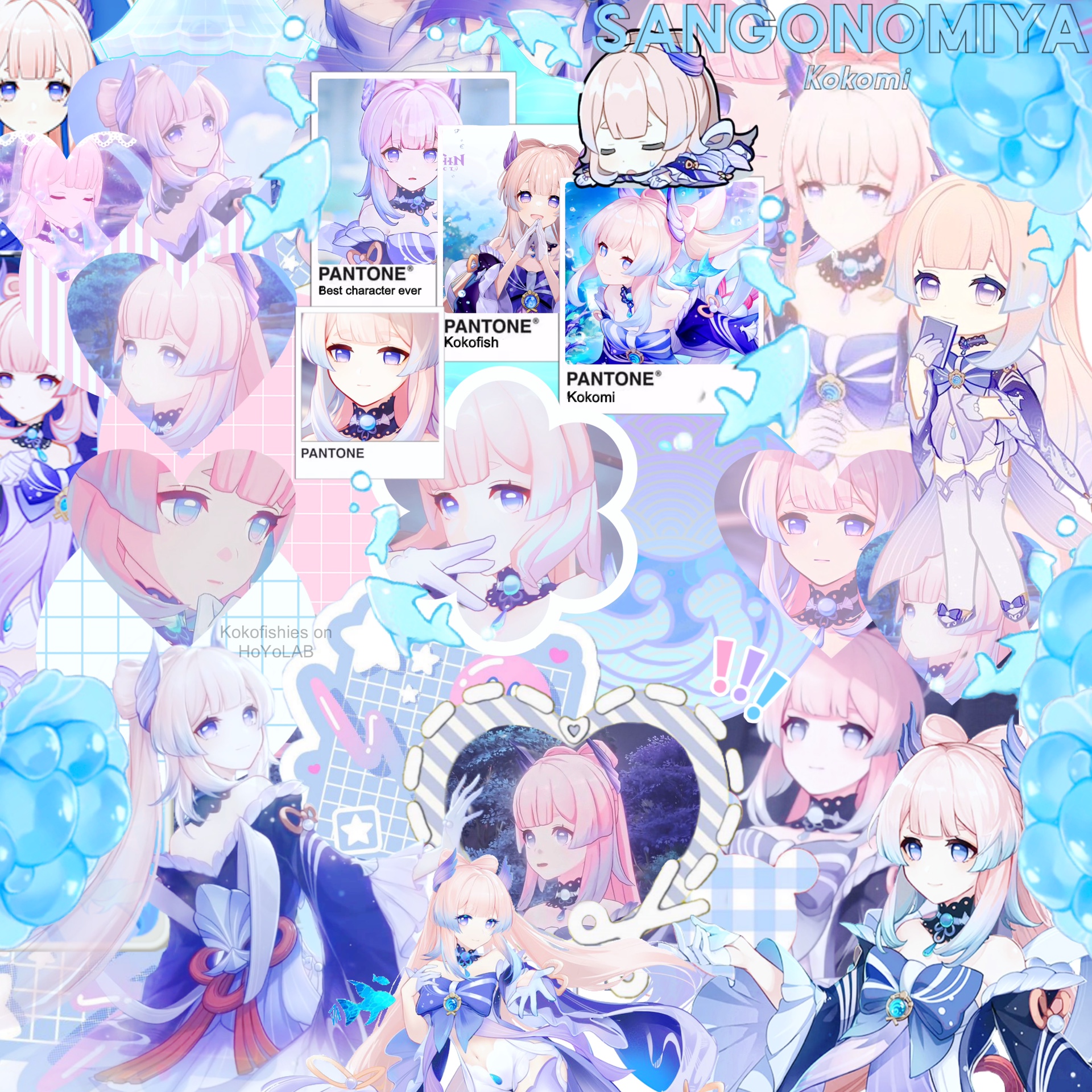Kokomi collage/dump Genshin Impact | HoYoLAB