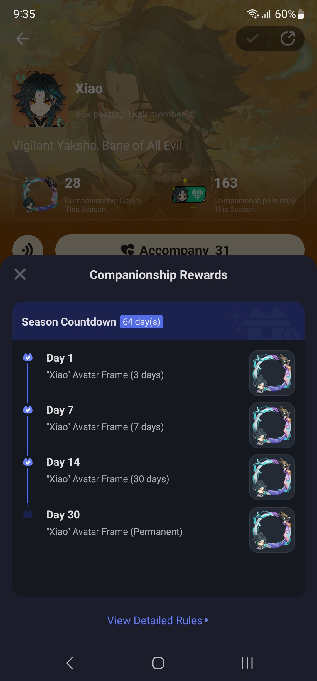 posting for Xiao's avatar frame Genshin Impact | HoYoLAB