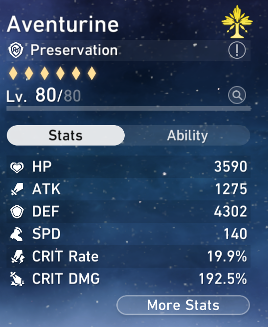 average gambler crit ratio Honkai: Star Rail | HoYoLAB