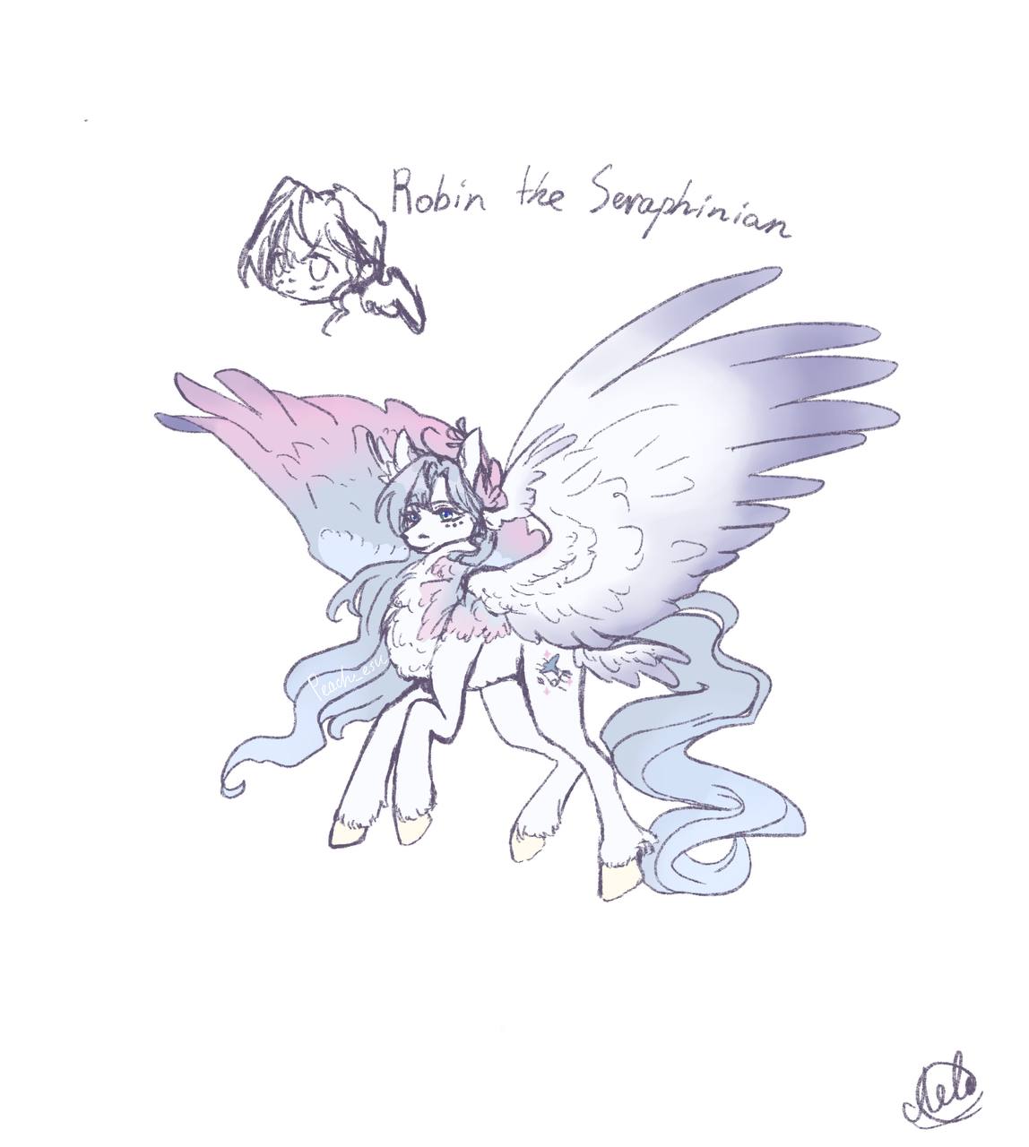 Decided to do a quick design of Robin in MLP AU Honkai: Star Rail | HoYoLAB