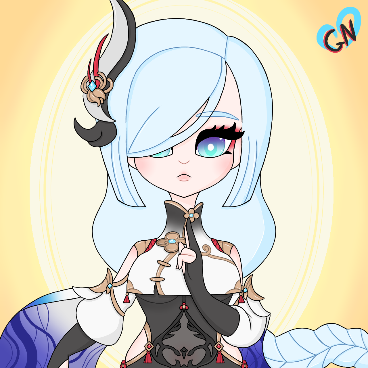 first ever genshin fanart Genshin Impact | HoYoLAB