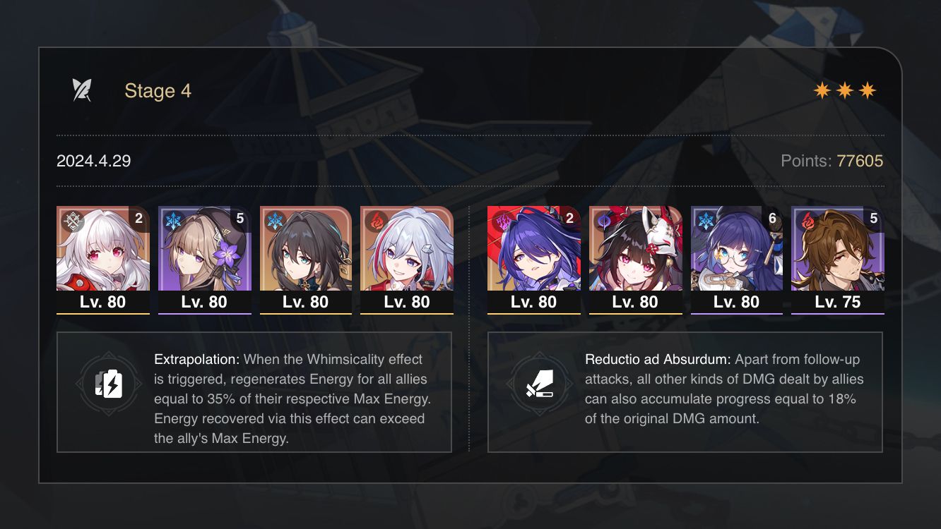 Infinite counter Honkai: Star Rail | HoYoLAB