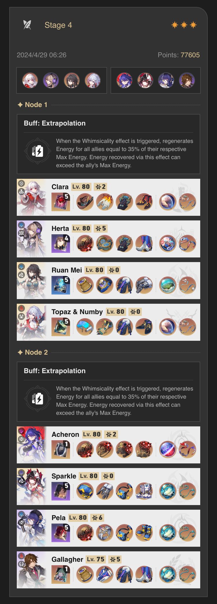 Infinite counter Honkai: Star Rail | HoYoLAB