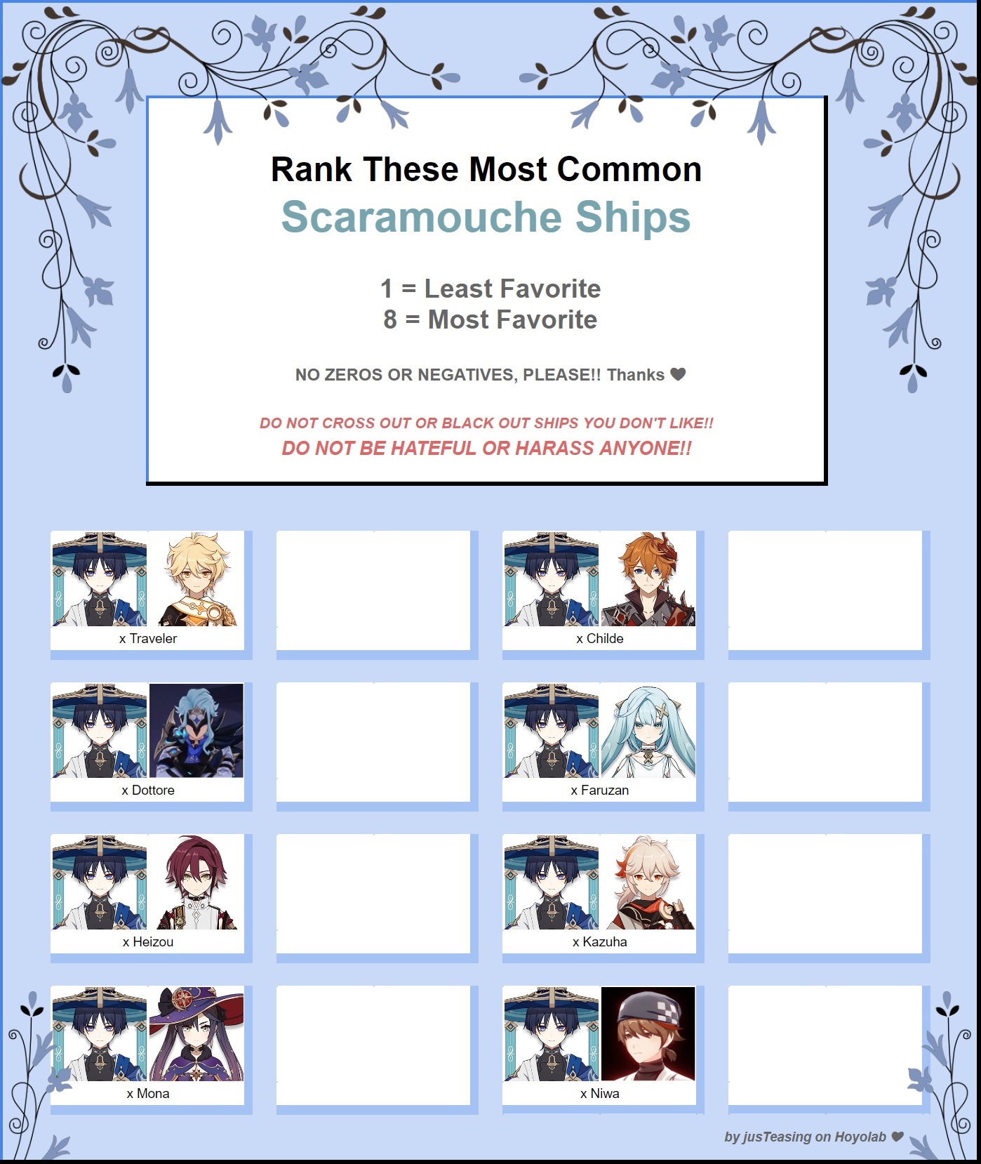 Rank These Popular Wanderer Ships! Genshin Impact | HoYoLAB