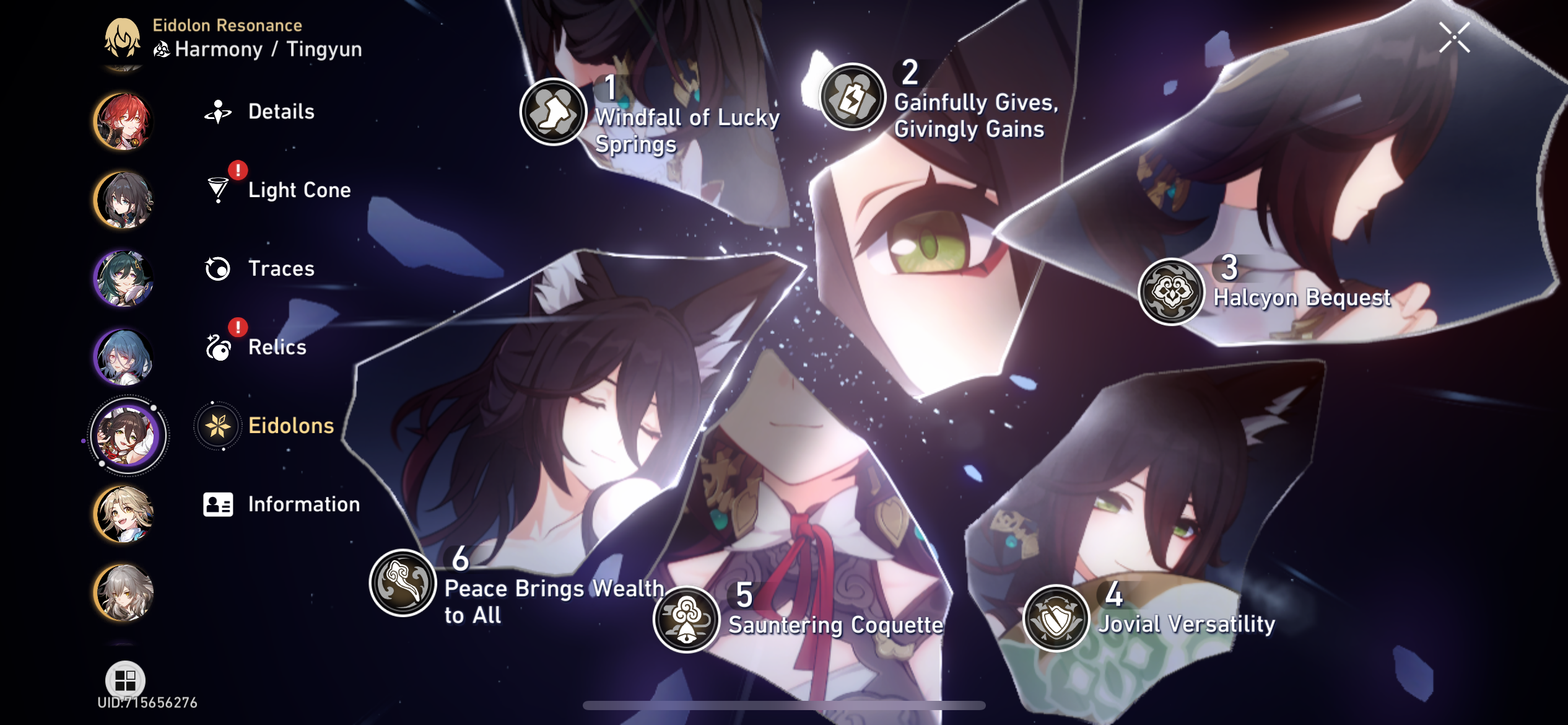 First E6 character!!! (I’m not too sad that it’s Tingyun!) Honkai: Star ...