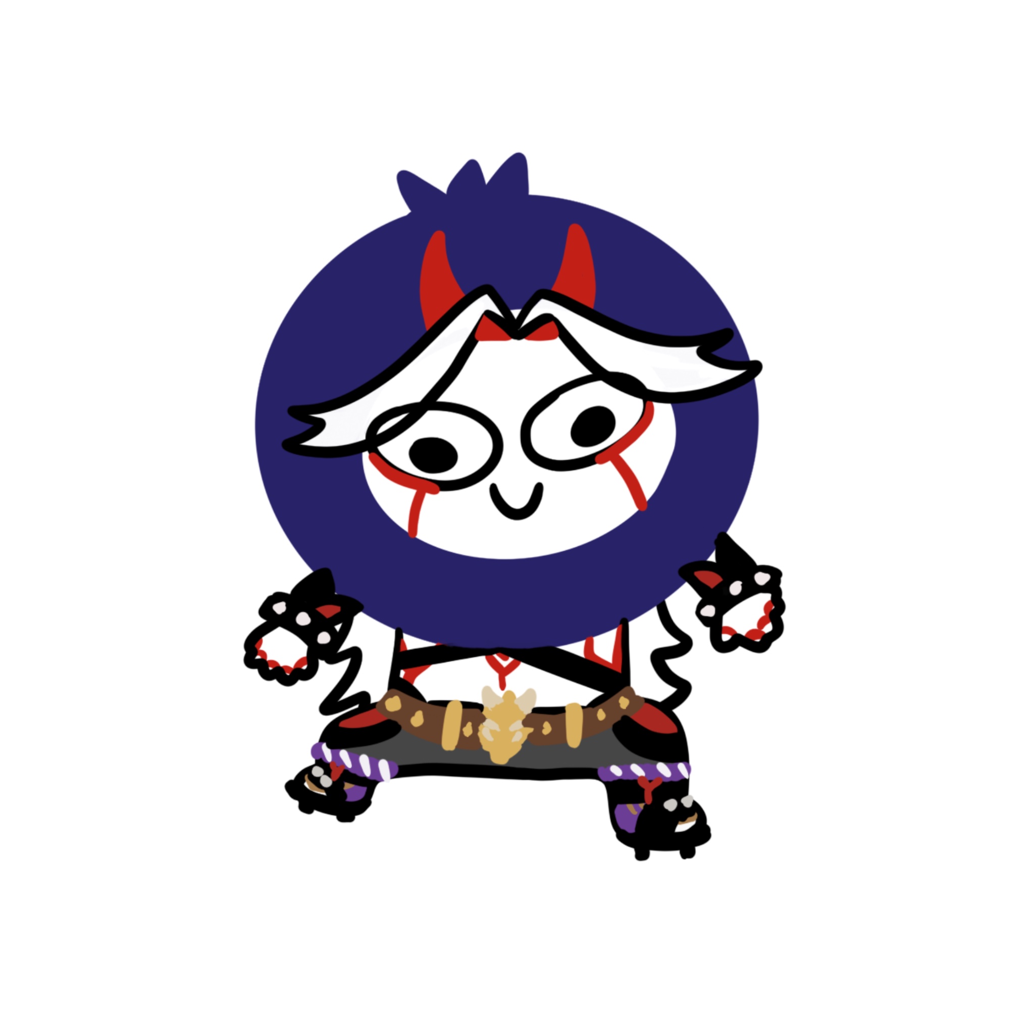 itto if he was blueberry Genshin Impact | HoYoLAB