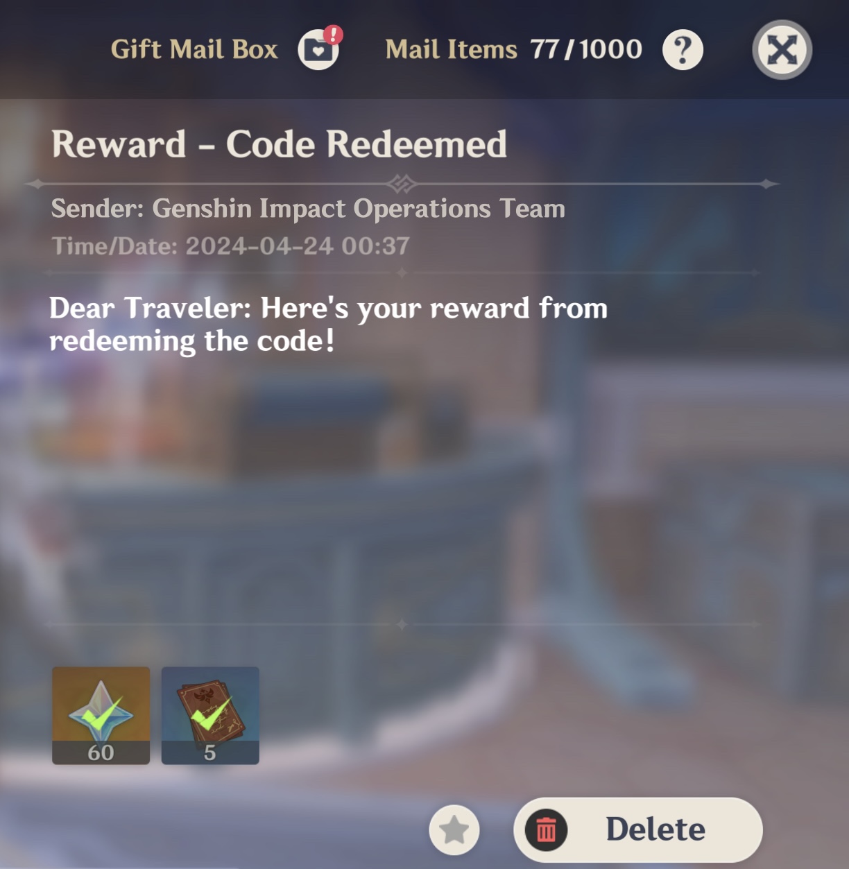 😋Hungry for more rewards? Come claim your Primogems and delicious food ...