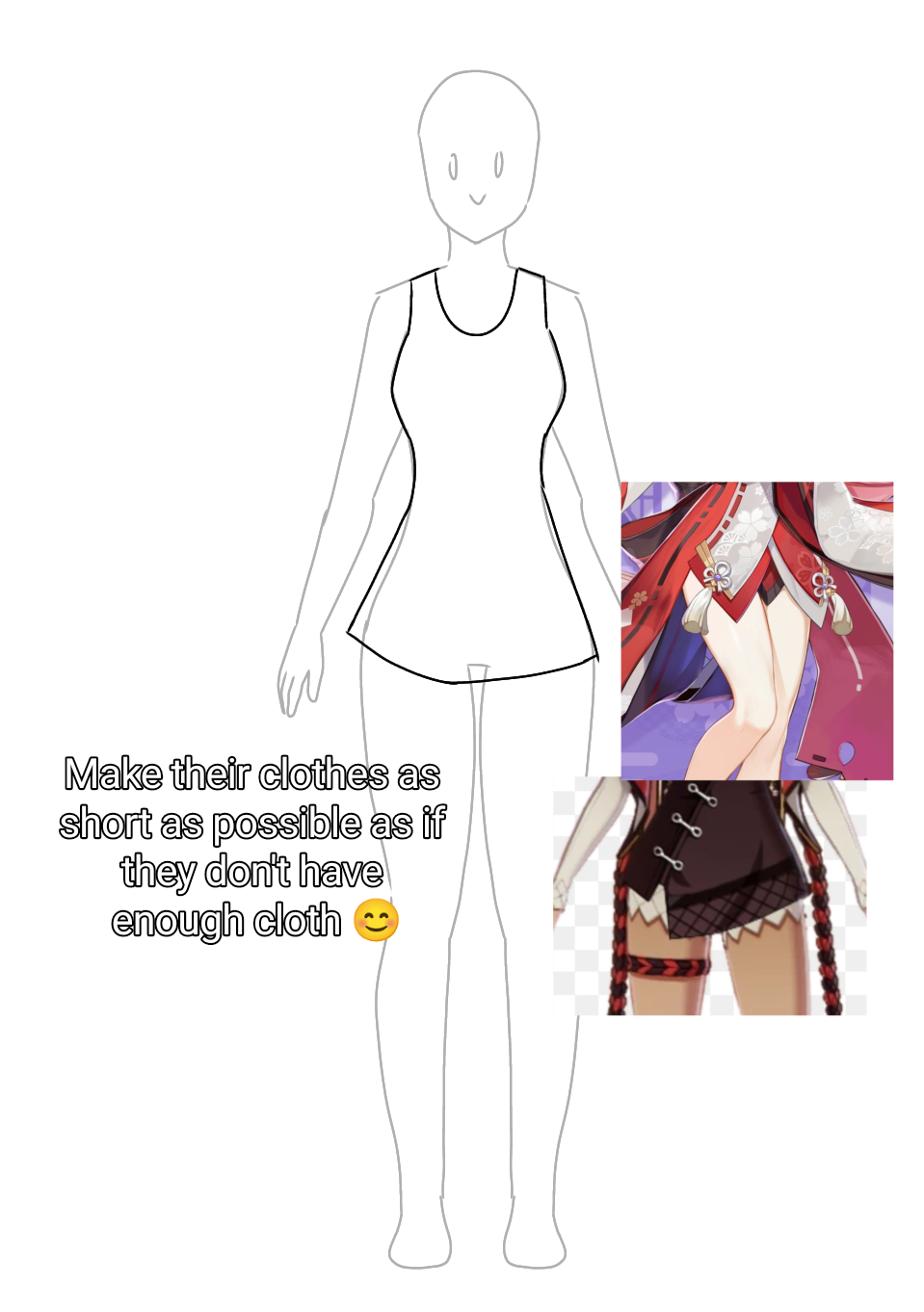 Tips on how to design female characters like Hoyo! 🥰💖 Genshin Impact ...