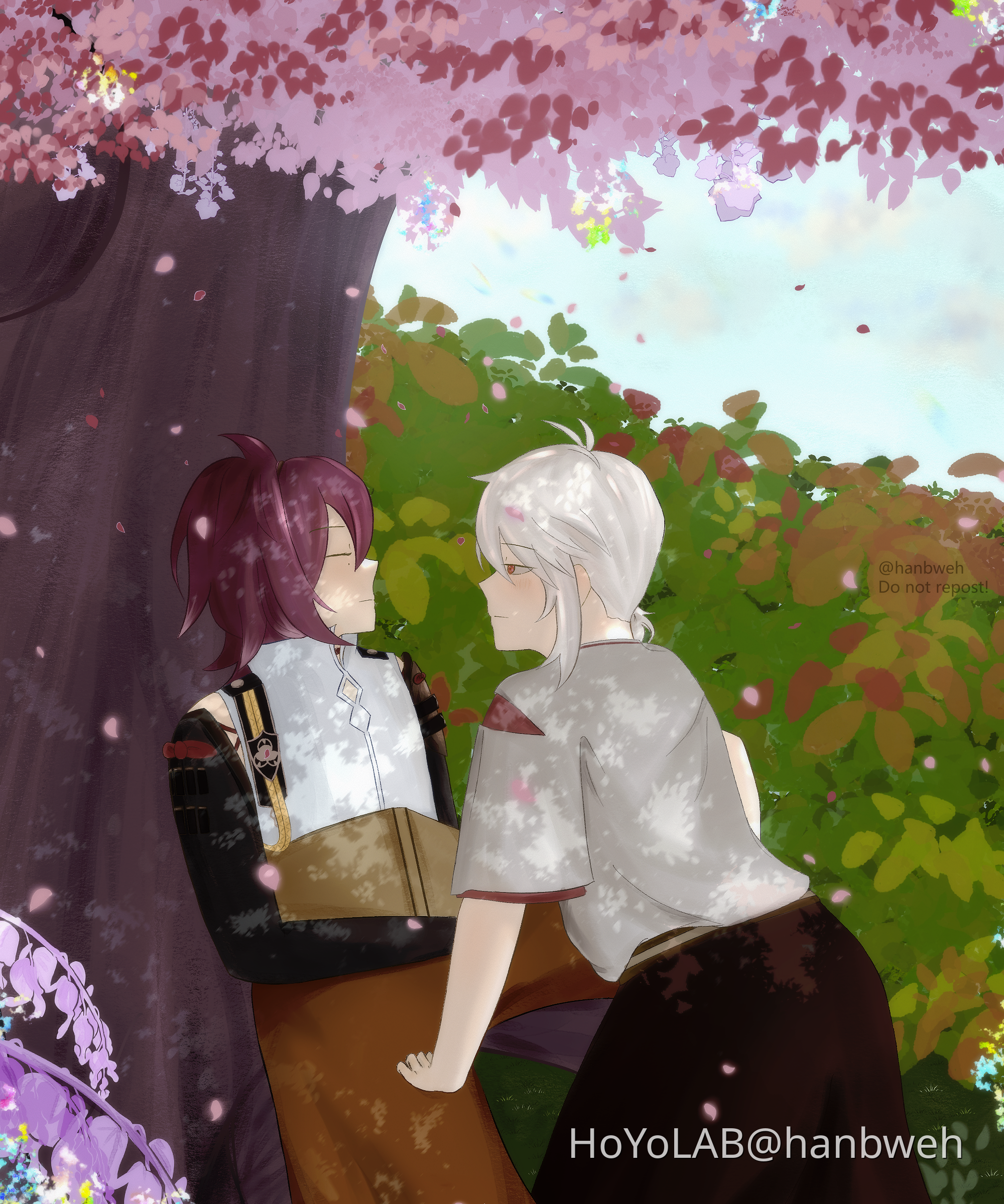 Peace and Longing | Heikazu/Kazuhei Fan Art 🦌🍁 Genshin Impact | HoYoLAB