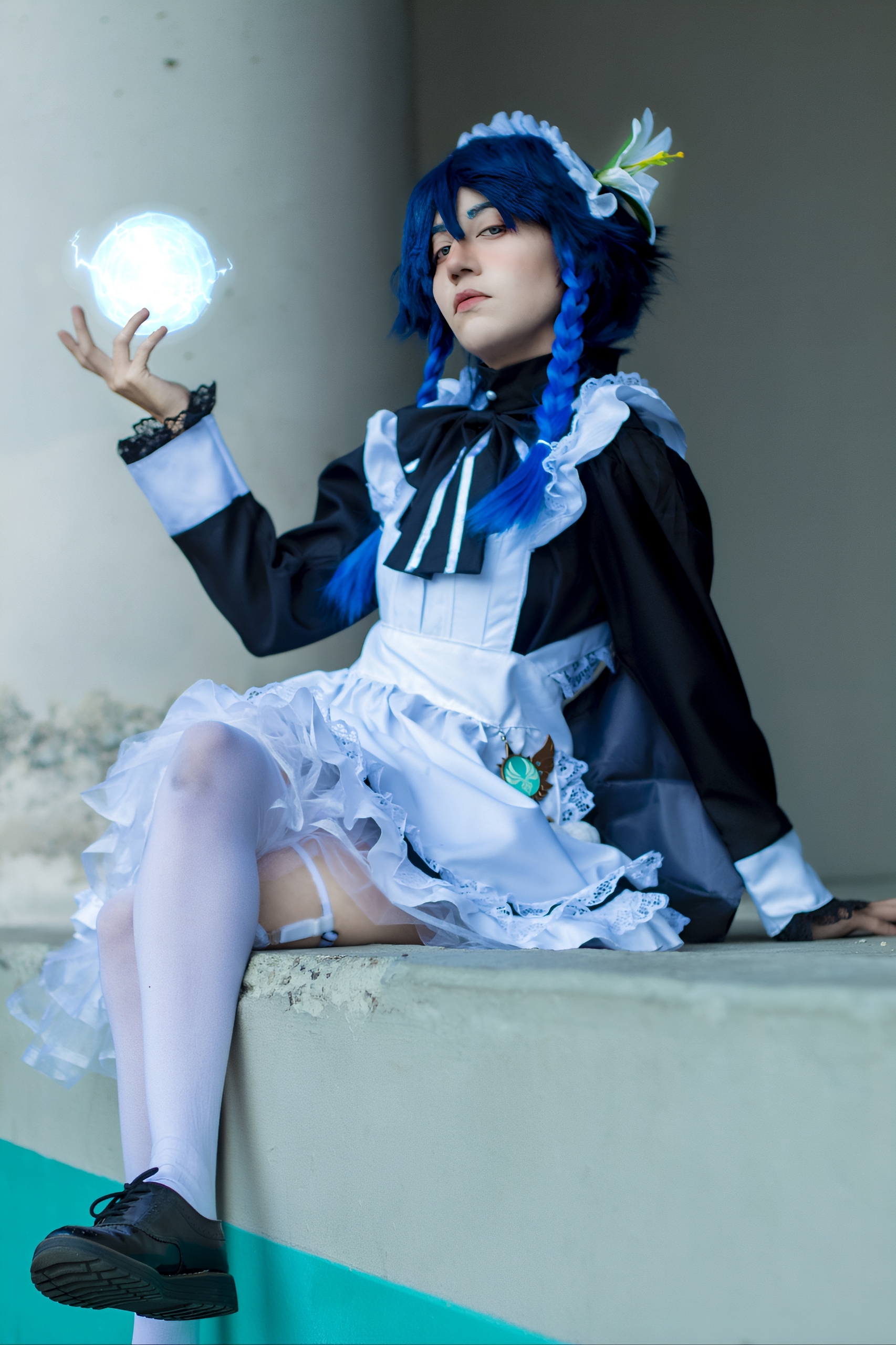 Venti maid cosplay Genshin Impact | HoYoLAB