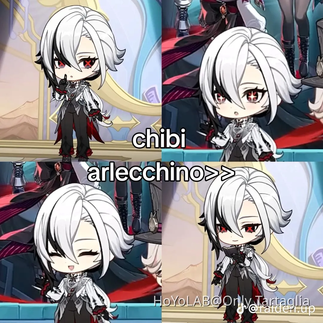 Chibi Arlecchino Genshin Impact | HoYoLAB