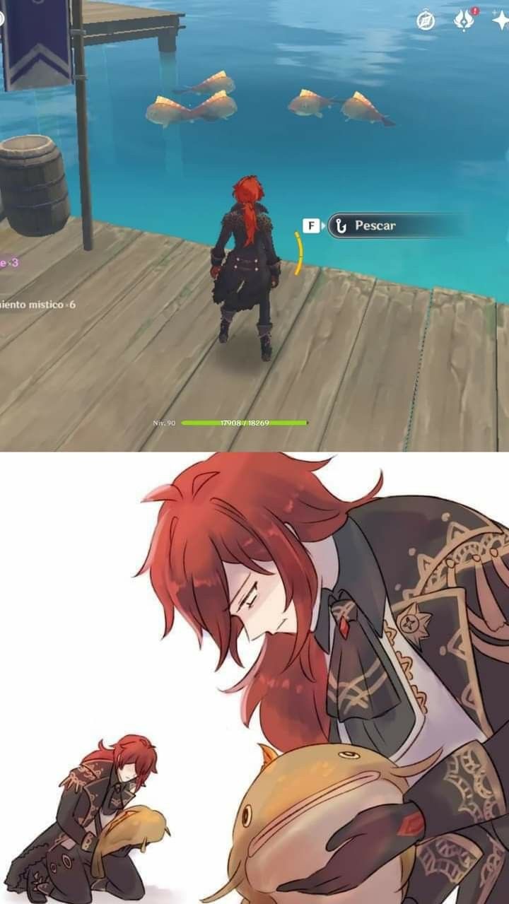 some Diluc memes Genshin Impact | HoYoLAB