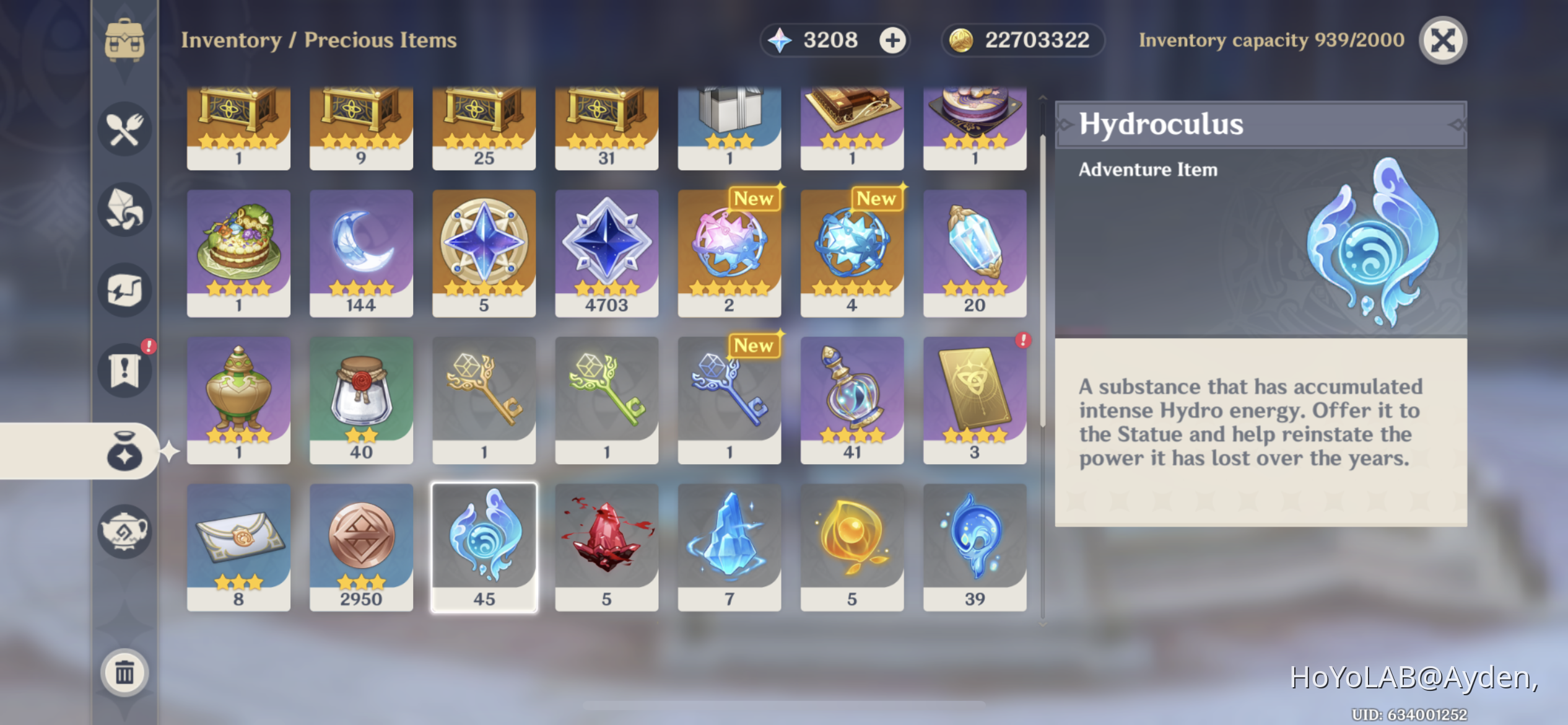 The new area can give you 45+ hydro_oculus and 250+ hydro Sigils😁(Sea ...