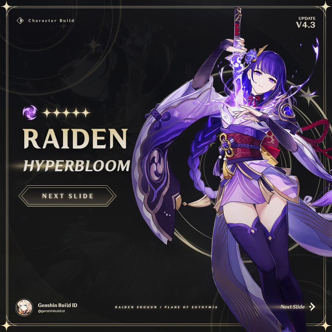 Raiden Main DPS, Weapon, Artifacts Set, Main Stat, Talent Upgrade 😎 ...