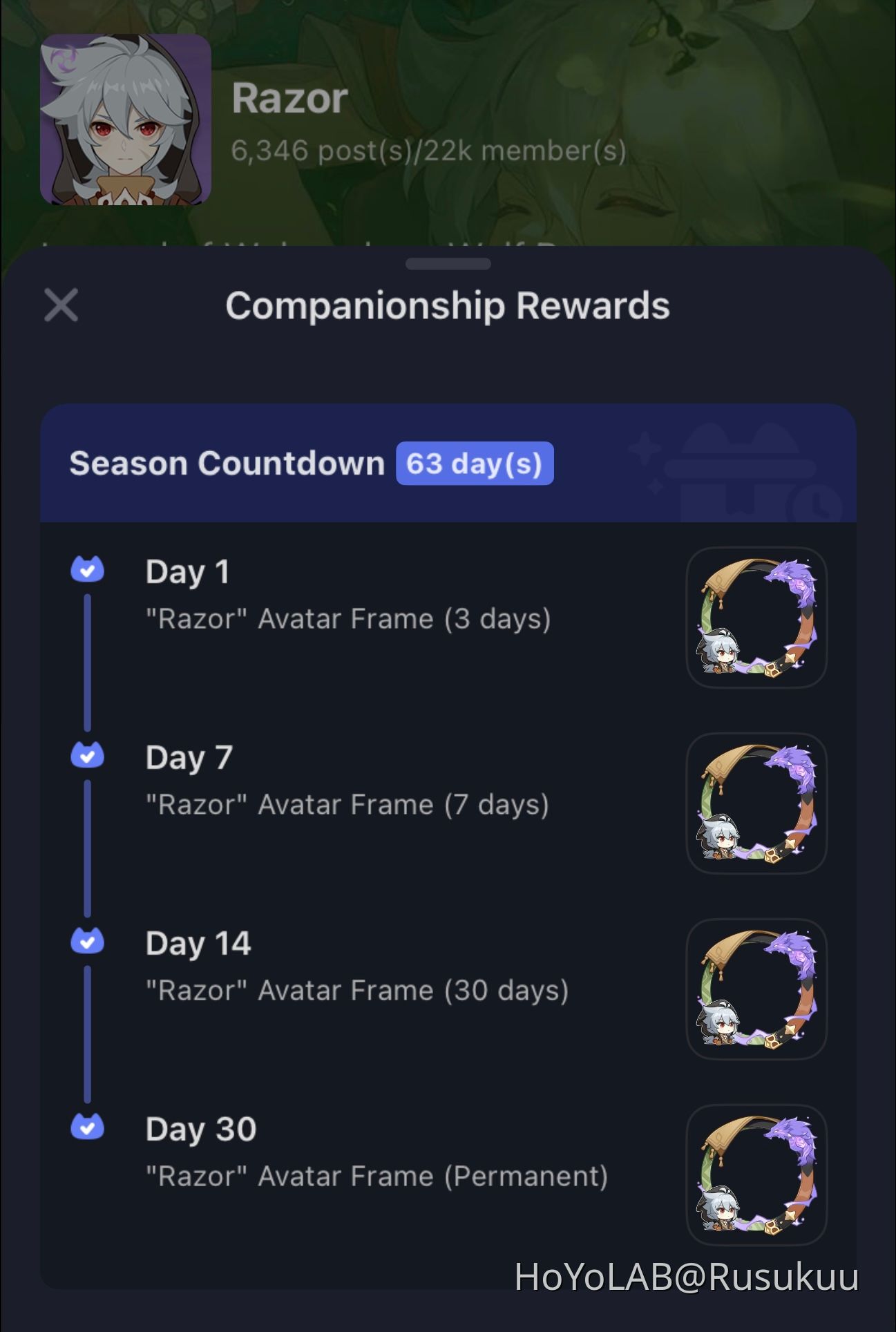 Razor Avatar!💜 Genshin Impact | HoYoLAB