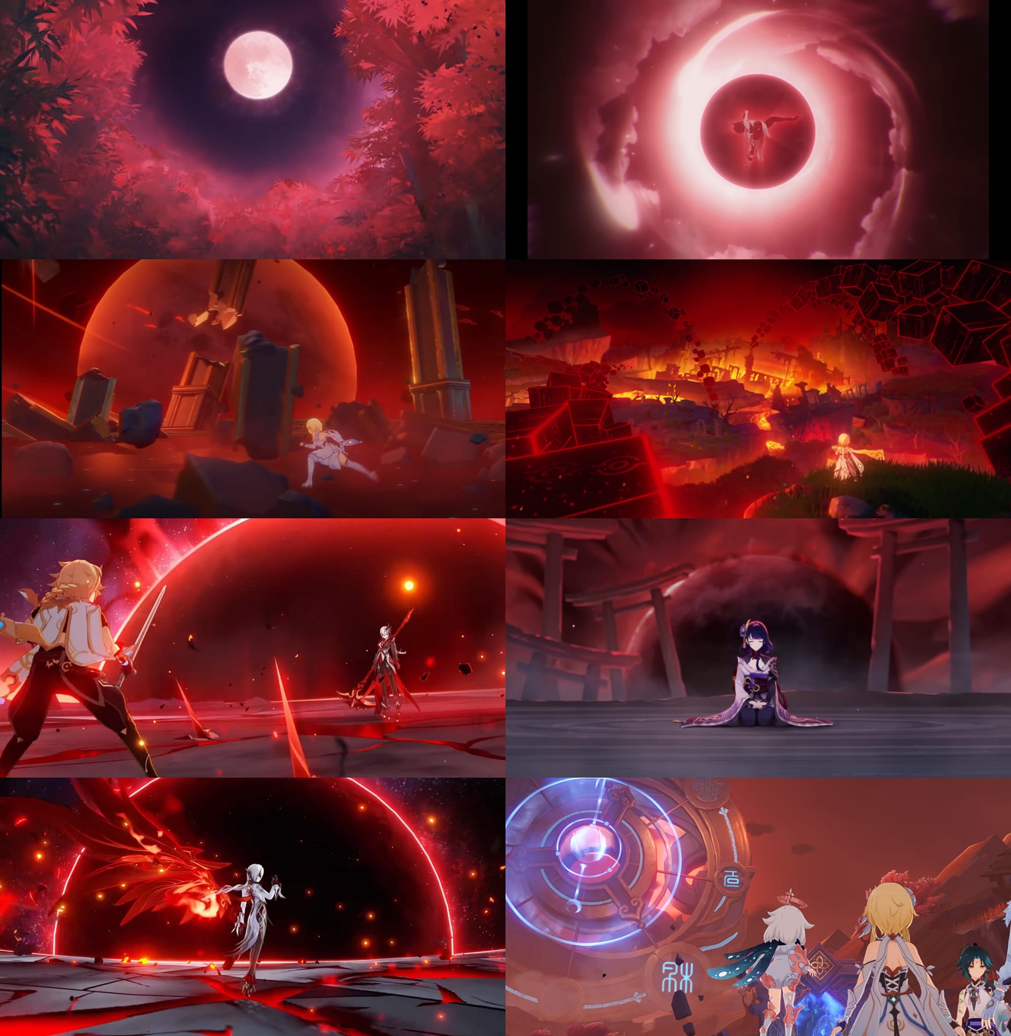 Crimson Moon!! - Momentos Oscuros y Épicos!! Genshin Impact | HoYoLAB