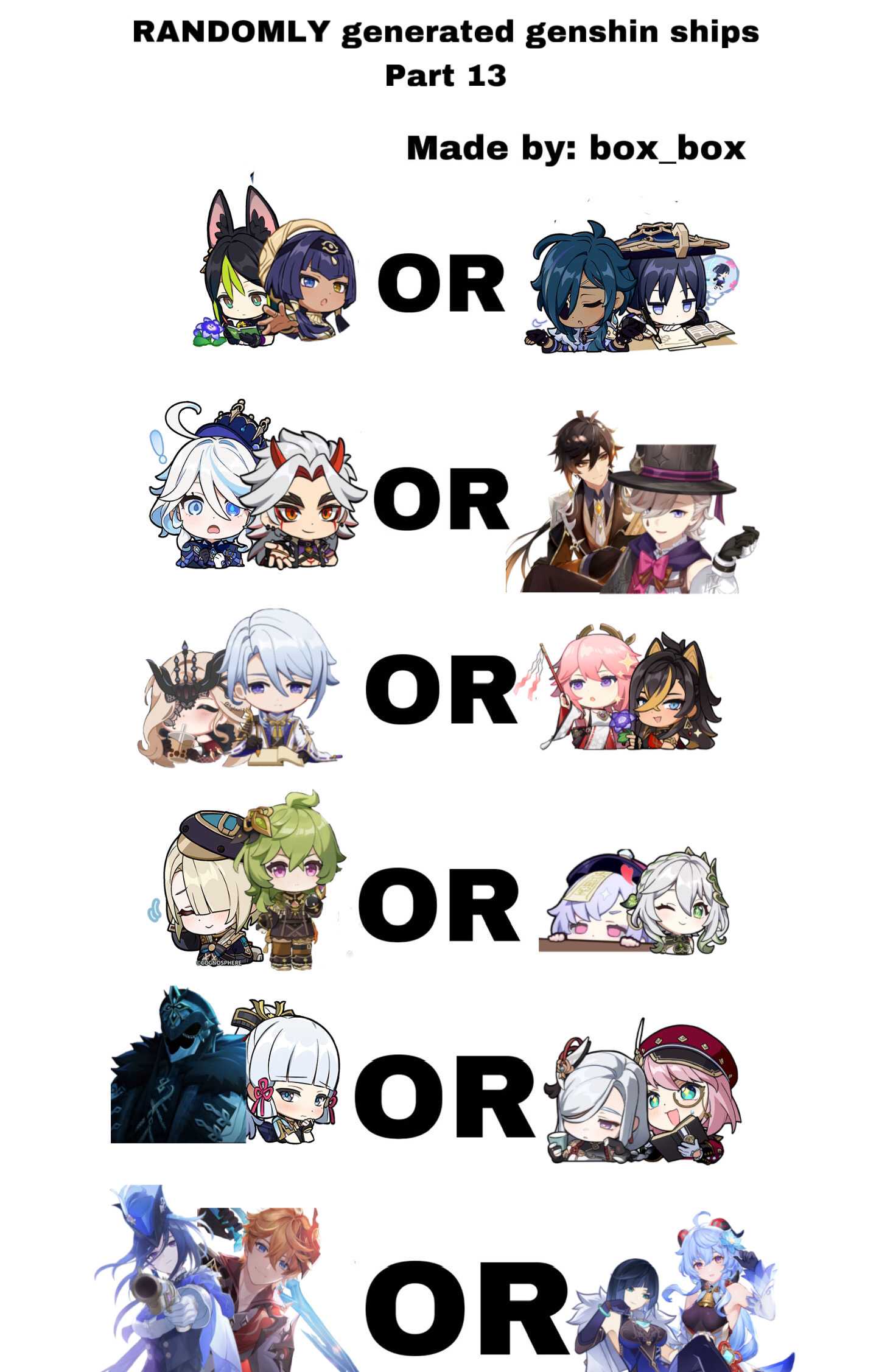 RANDOMLY generated hsr ships, part 13 Genshin Impact | HoYoLAB