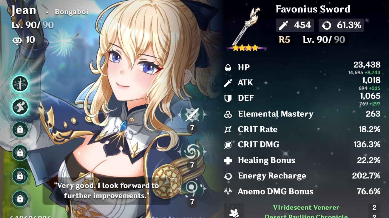 Jean. 7-7-7. Genshin Impact | HoYoLAB