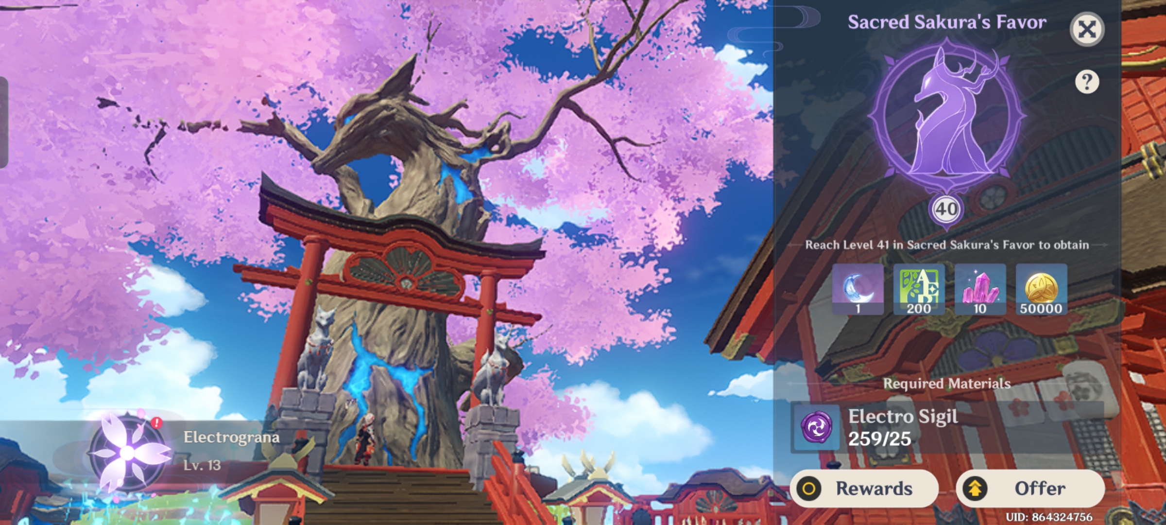 I Already Maxed my Sakura Tree Within 80 days of Playing 💀 Genshin ...