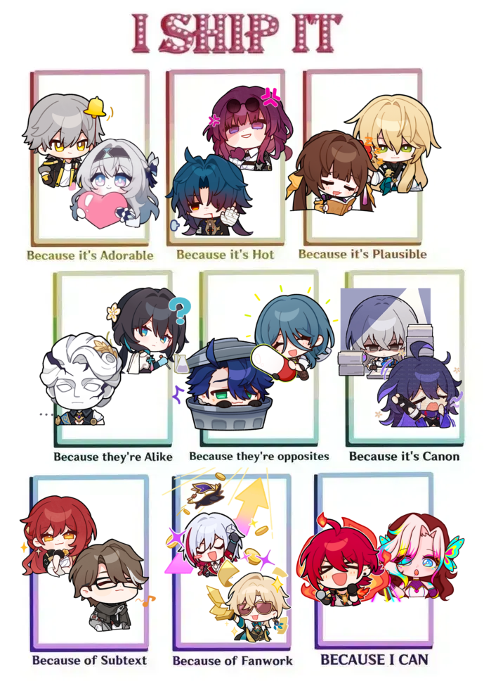 Mis ships con Chibis Honkai: Star Rail | HoYoLAB