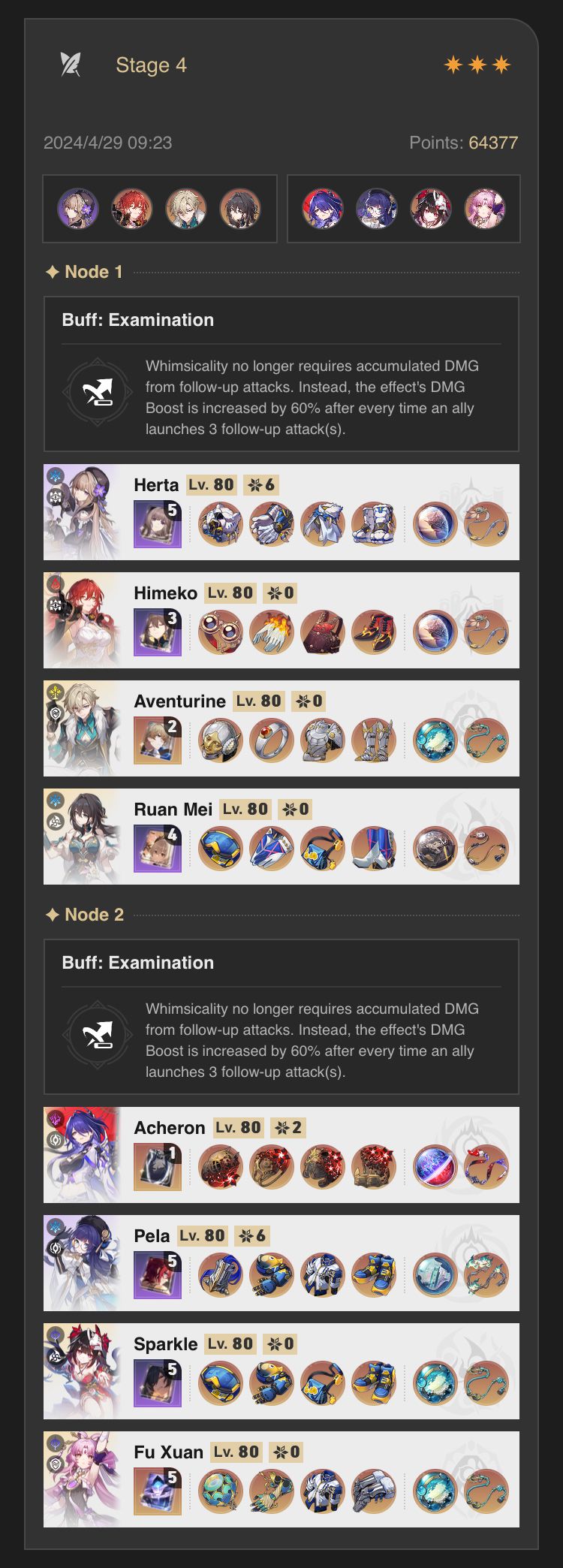 Follow up Chain + Acheron Domain Expansion Honkai: Star Rail | HoYoLAB