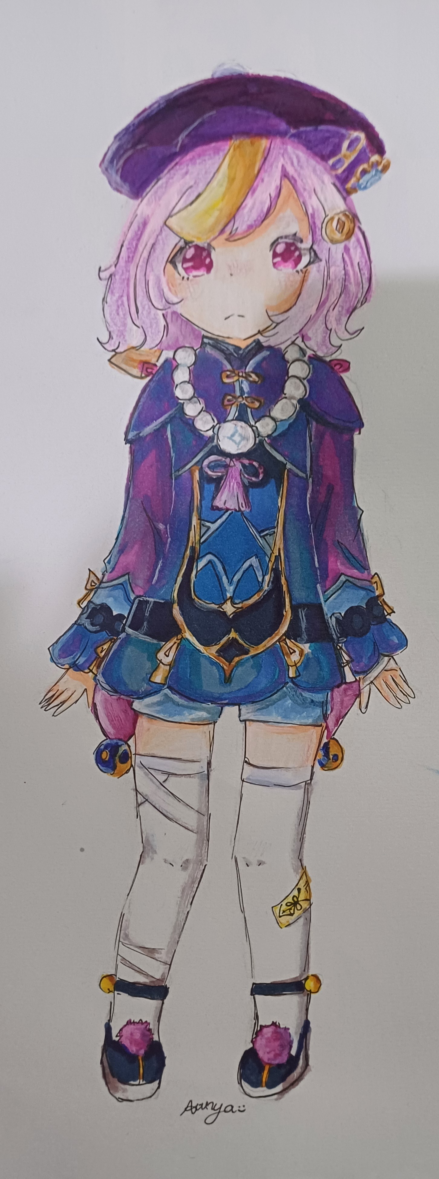 qiqi drawing Genshin Impact | HoYoLAB