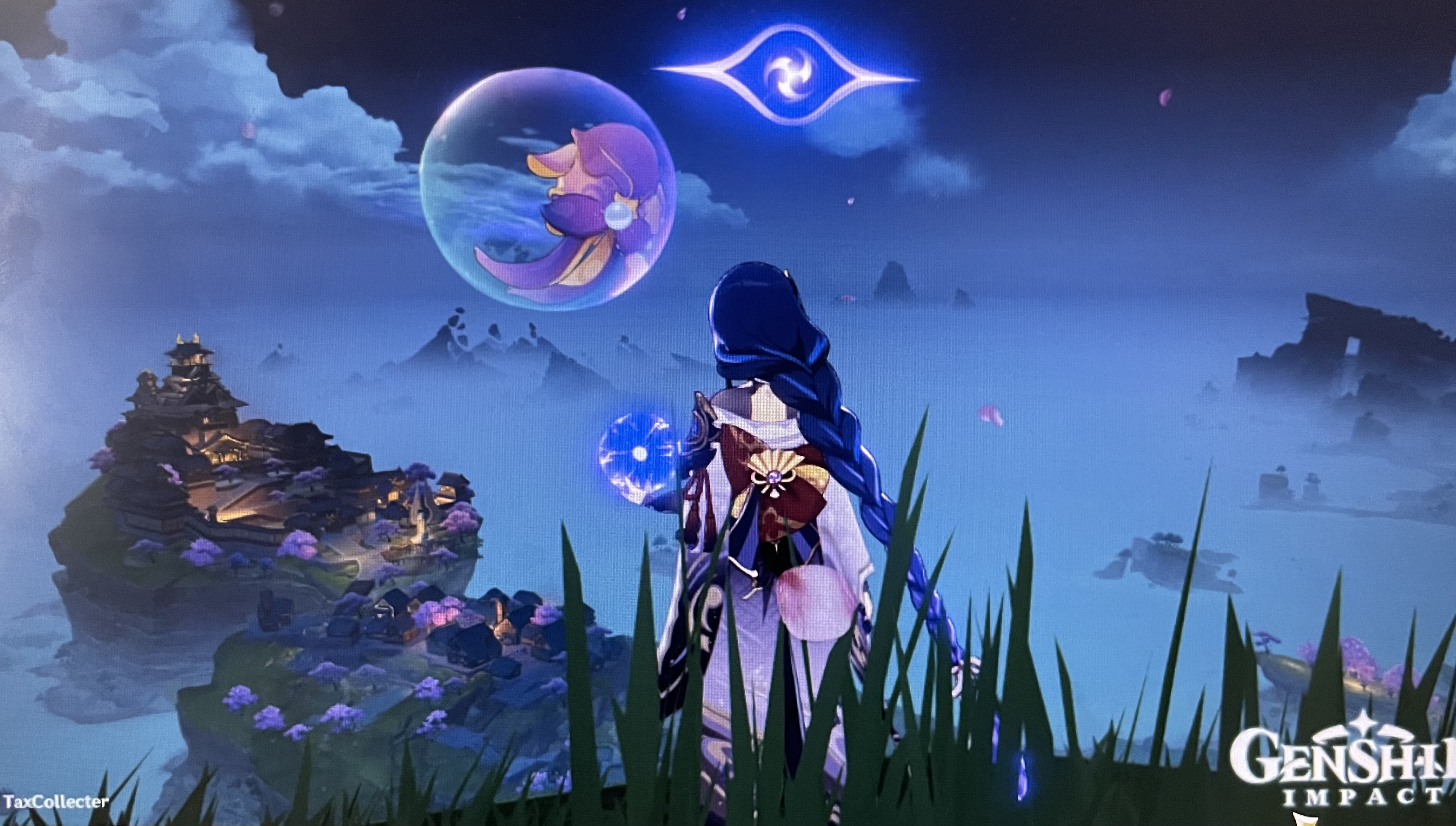 Raiden looking over Inazuma Genshin Impact | HoYoLAB