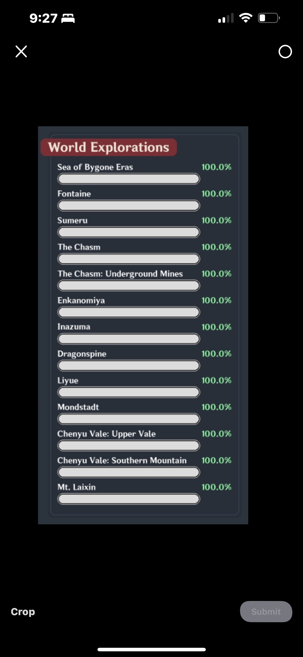World exploration complete!! (For now ofc) Genshin Impact | HoYoLAB
