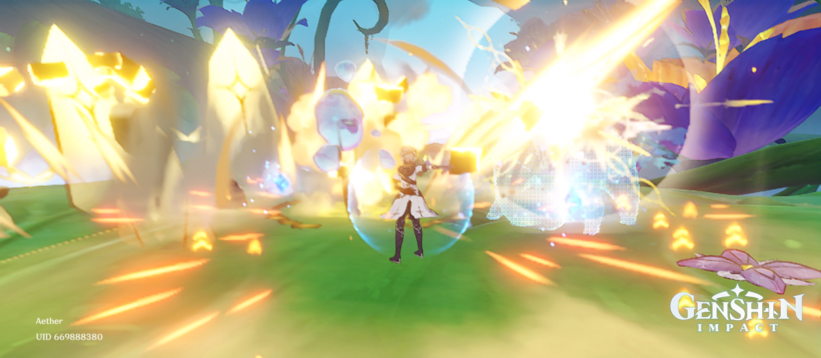 albedo just blow up a hilichurl because killed my nuevillet Genshin ...