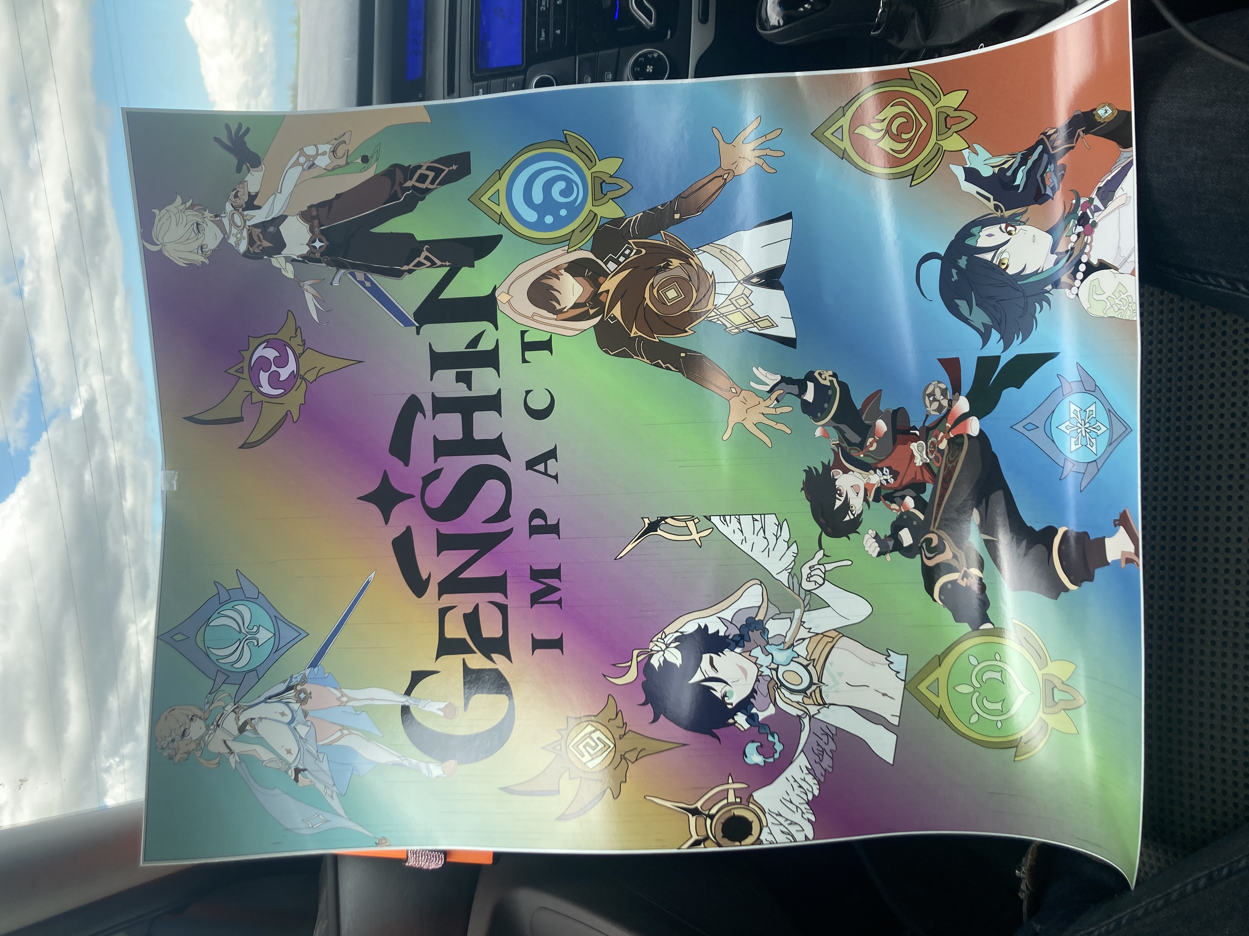 I made a poster for Genshin Impact Genshin Impact | HoYoLAB
