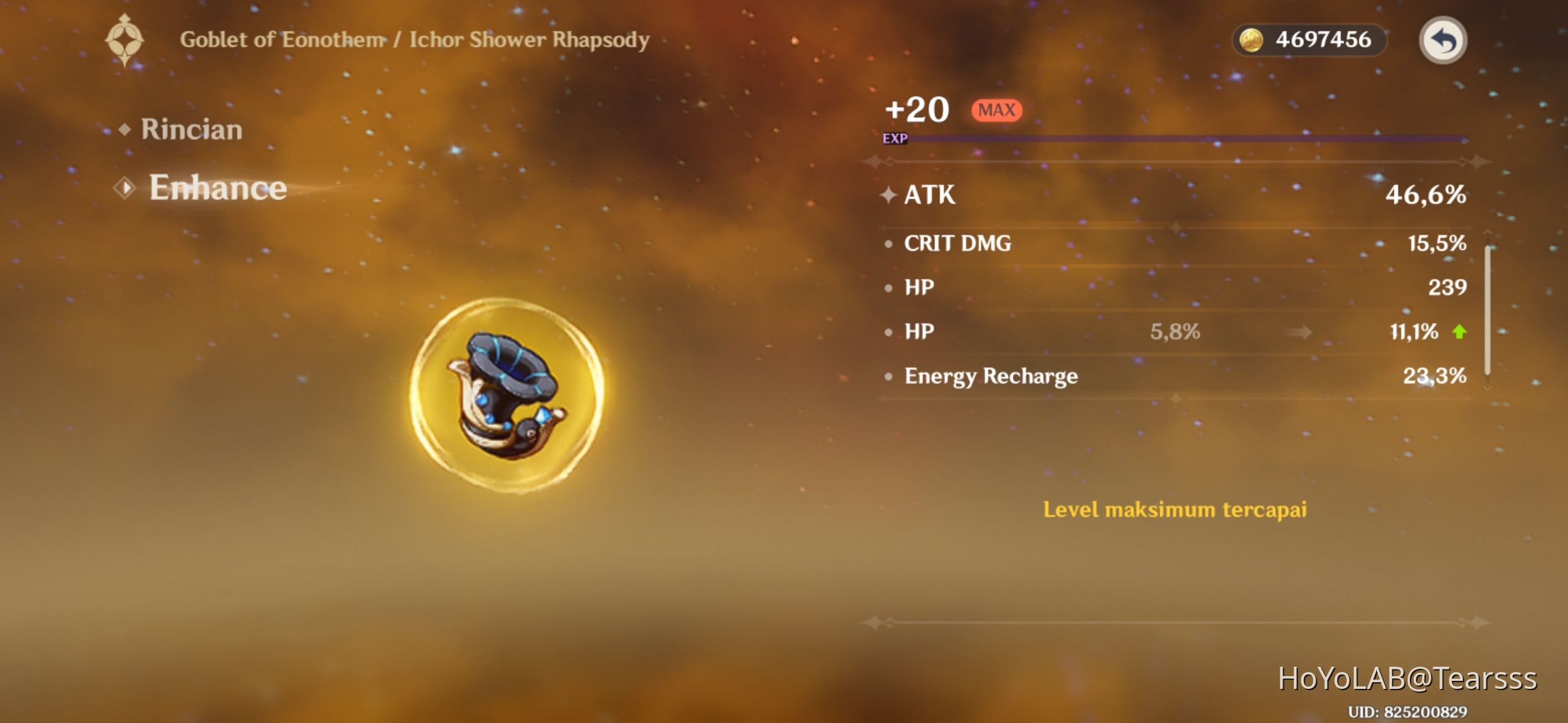 Lumayan dapat dari spiral abyss Genshin Impact | HoYoLAB