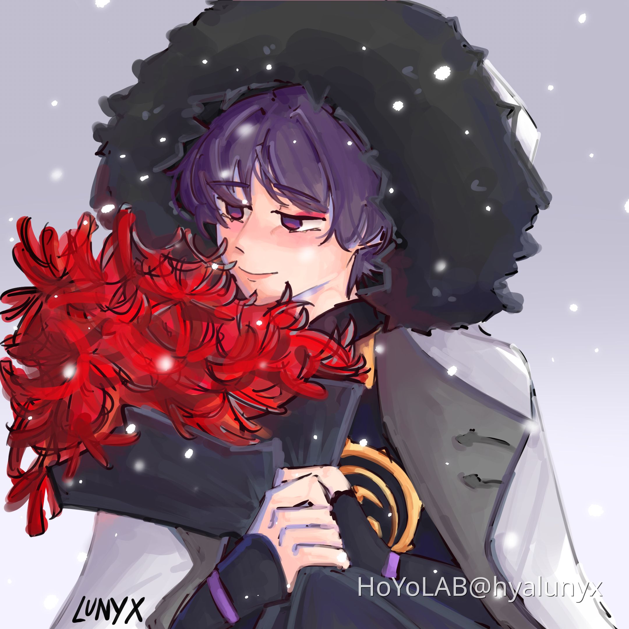 Flowers | Scaramouche Fanart Genshin Impact | HoYoLAB