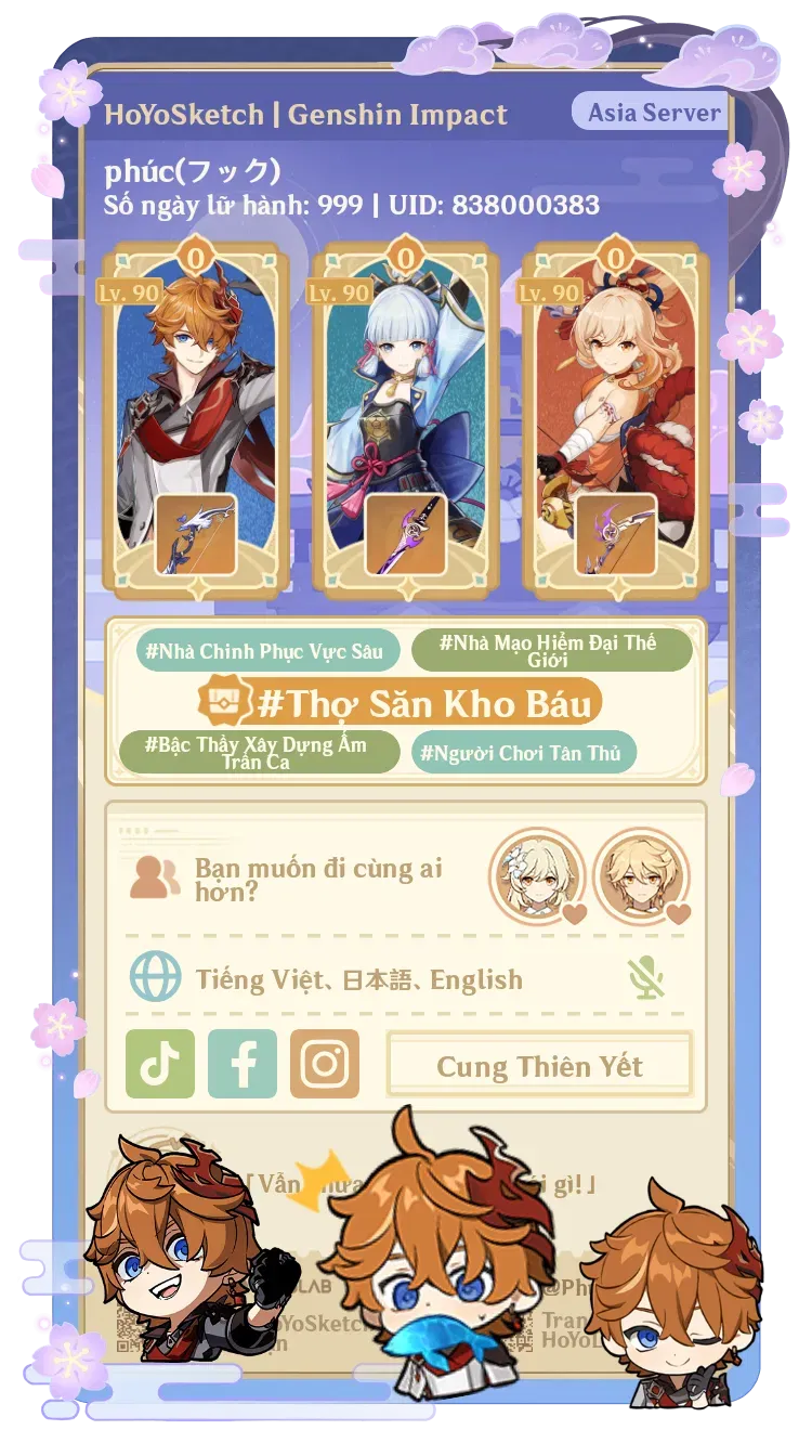 uid: 838000383 Genshin Impact | HoYoLAB