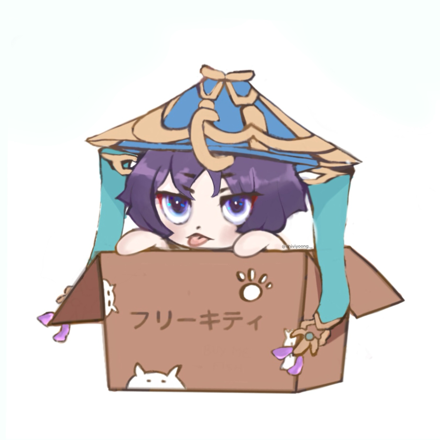 drew a little chibi scara Genshin Impact | HoYoLAB