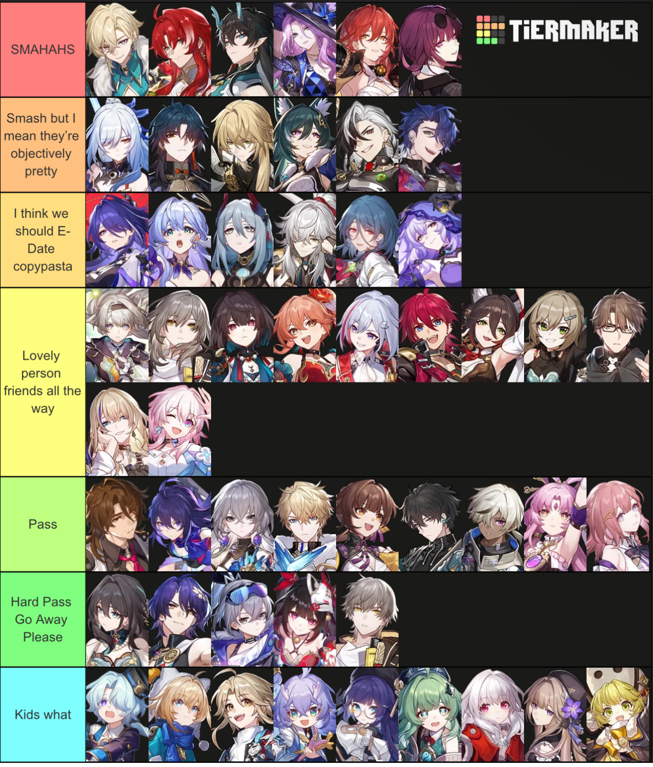 HSR Smash or Pass round Honkai: Star Rail | HoYoLAB
