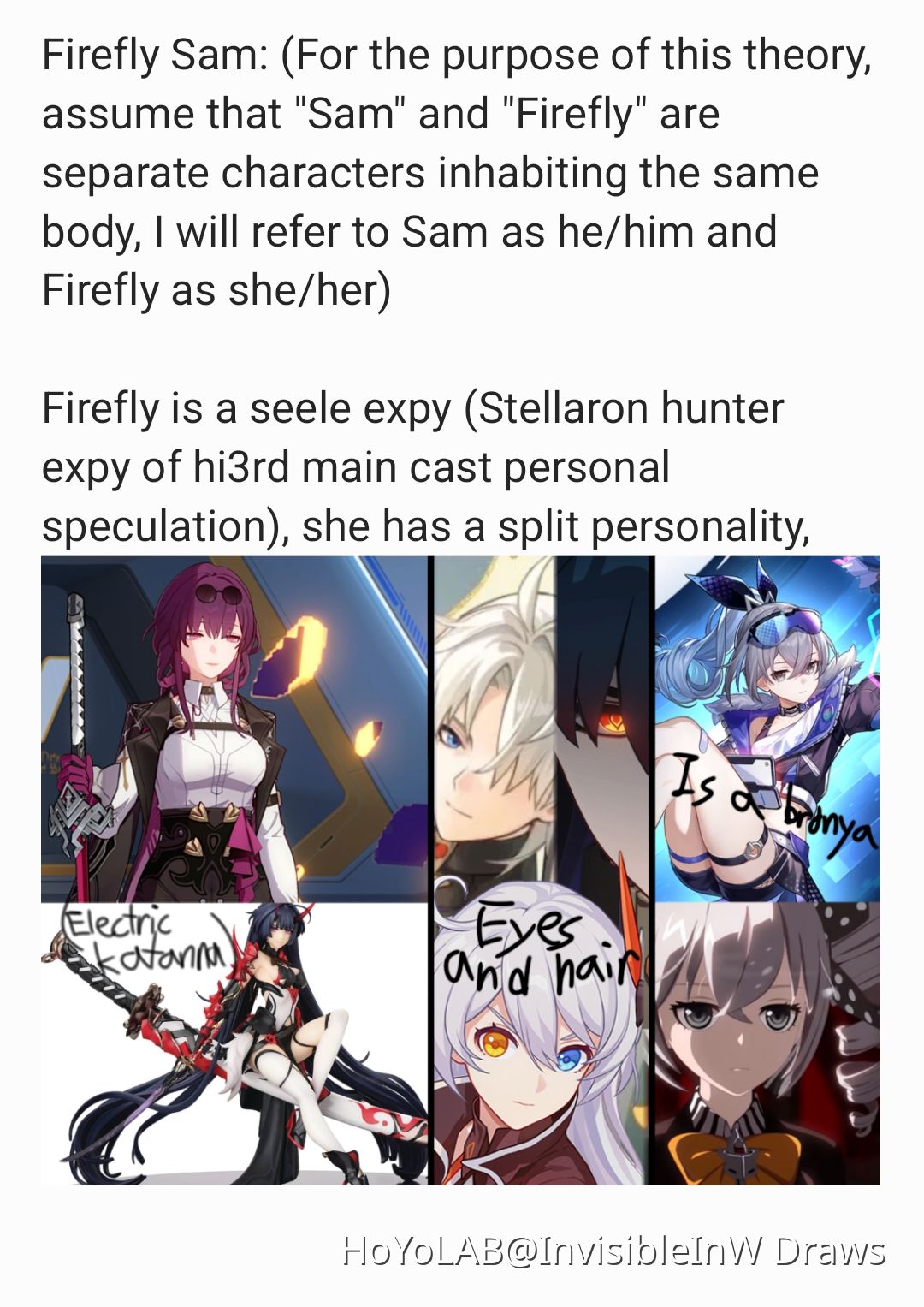 Firefly/Sam Split Personality Theory Honkai: Star Rail | HoYoLAB