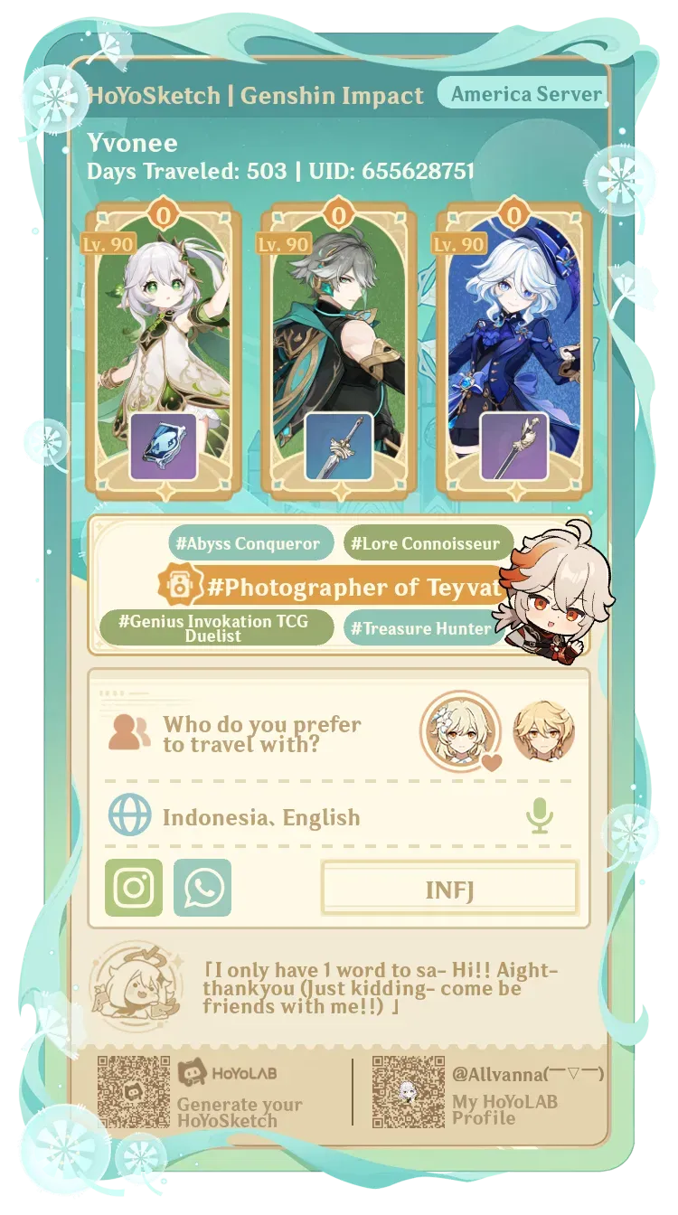 Hiii!!!! Nice to meet ya!!! Genshin Impact | HoYoLAB