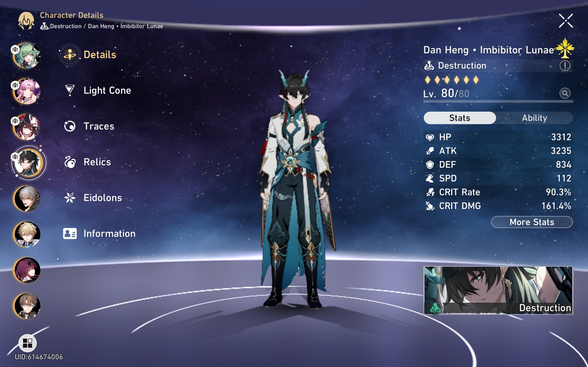 I farmed a little to make my DHIL better heres how he looks Honkai ...