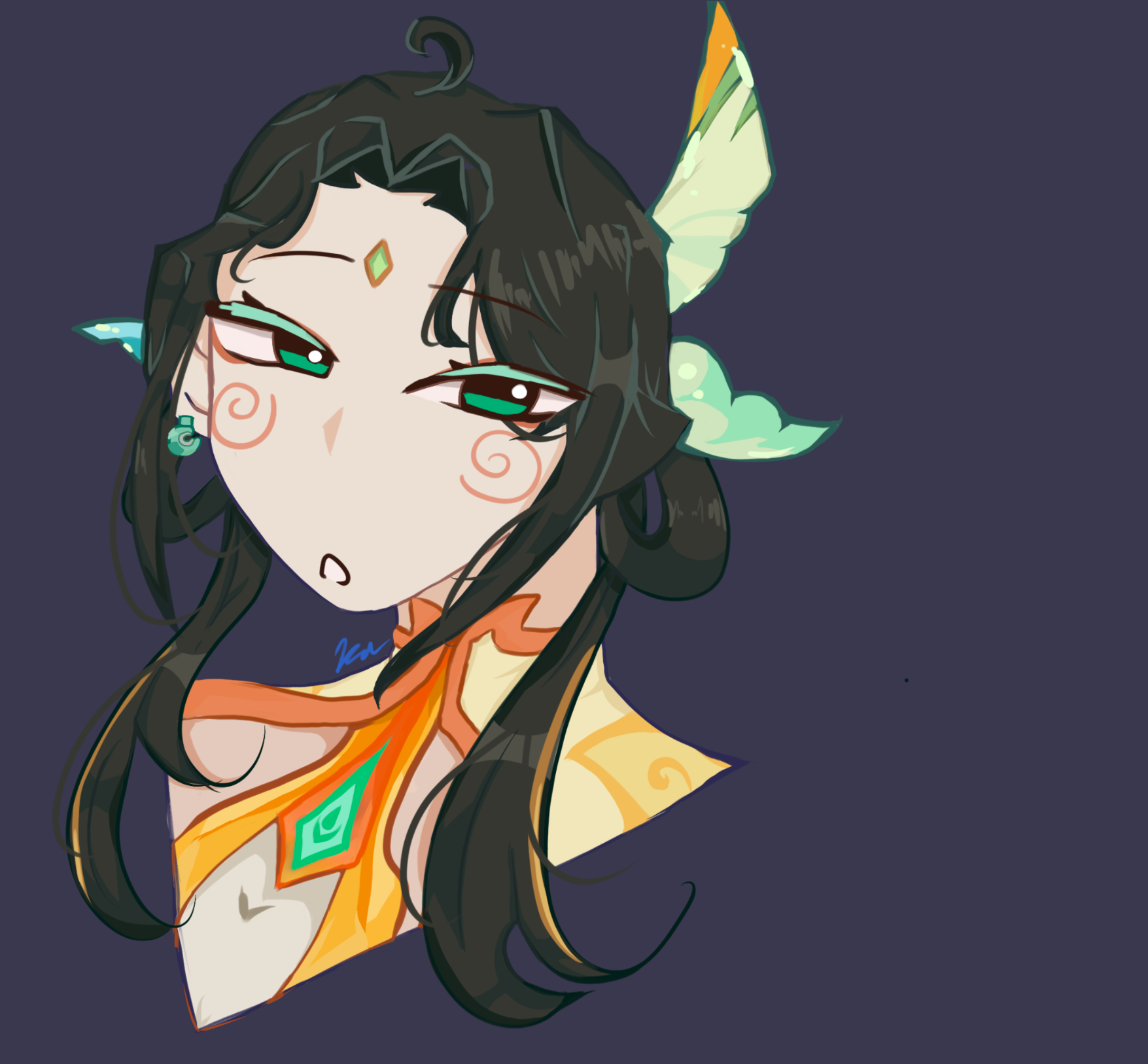 to the prettiest NPC in genshin impact….. Genshin Impact | HoYoLAB