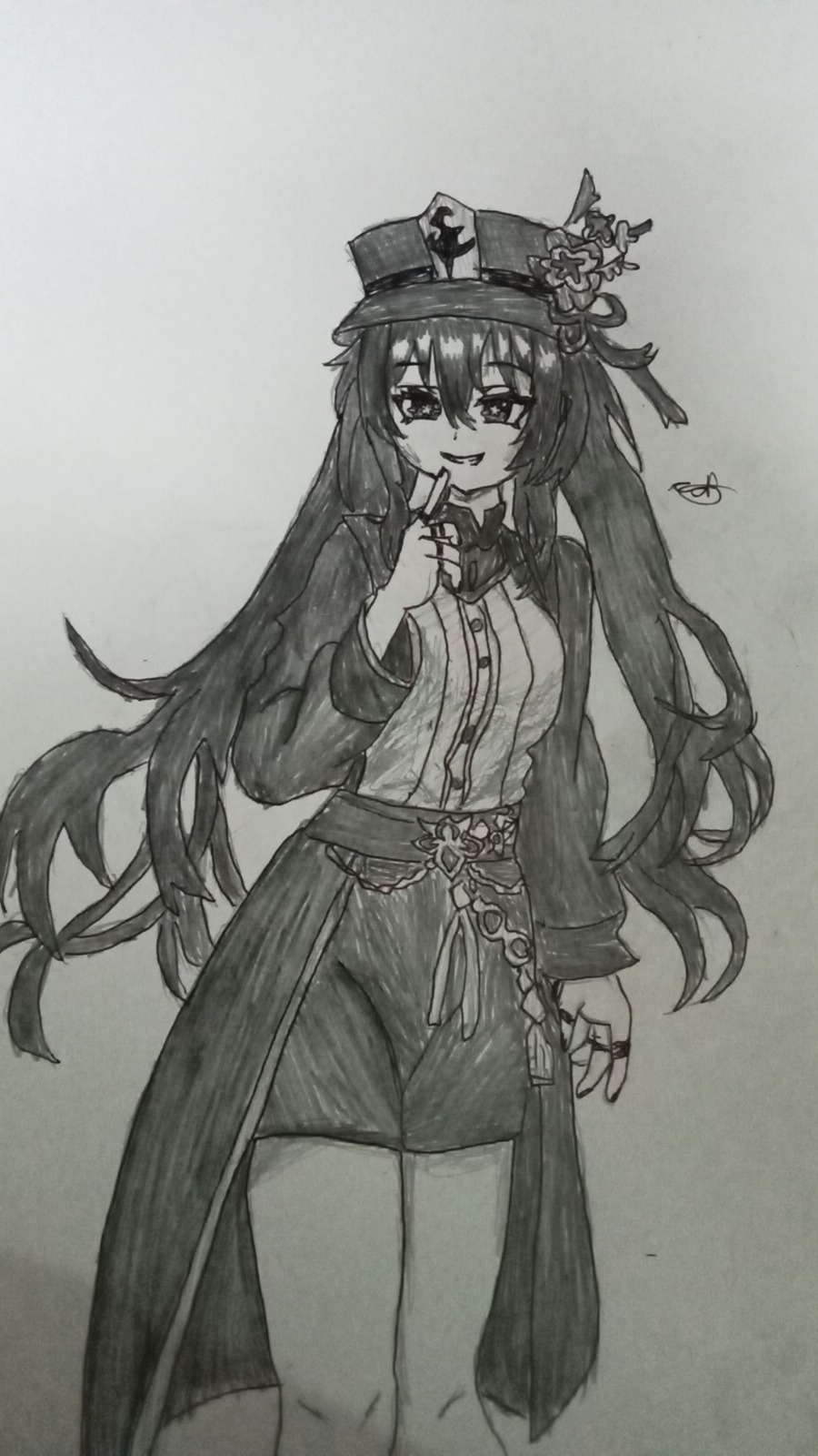 Hu Tao drawing Genshin Impact | HoYoLAB