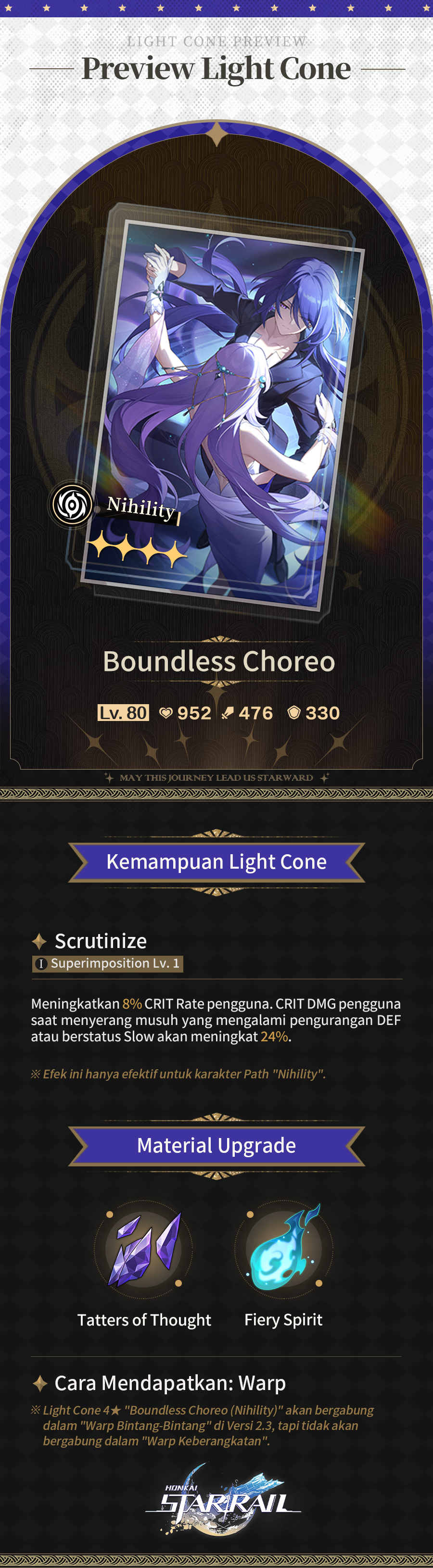 Lightcone alternatif terbaik acheron Honkai: Star Rail | HoYoLAB