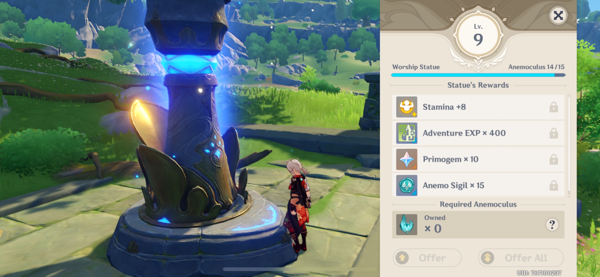 All Anemoculus cleared! Finally after doing a kaeya ice bridge for 10 ...