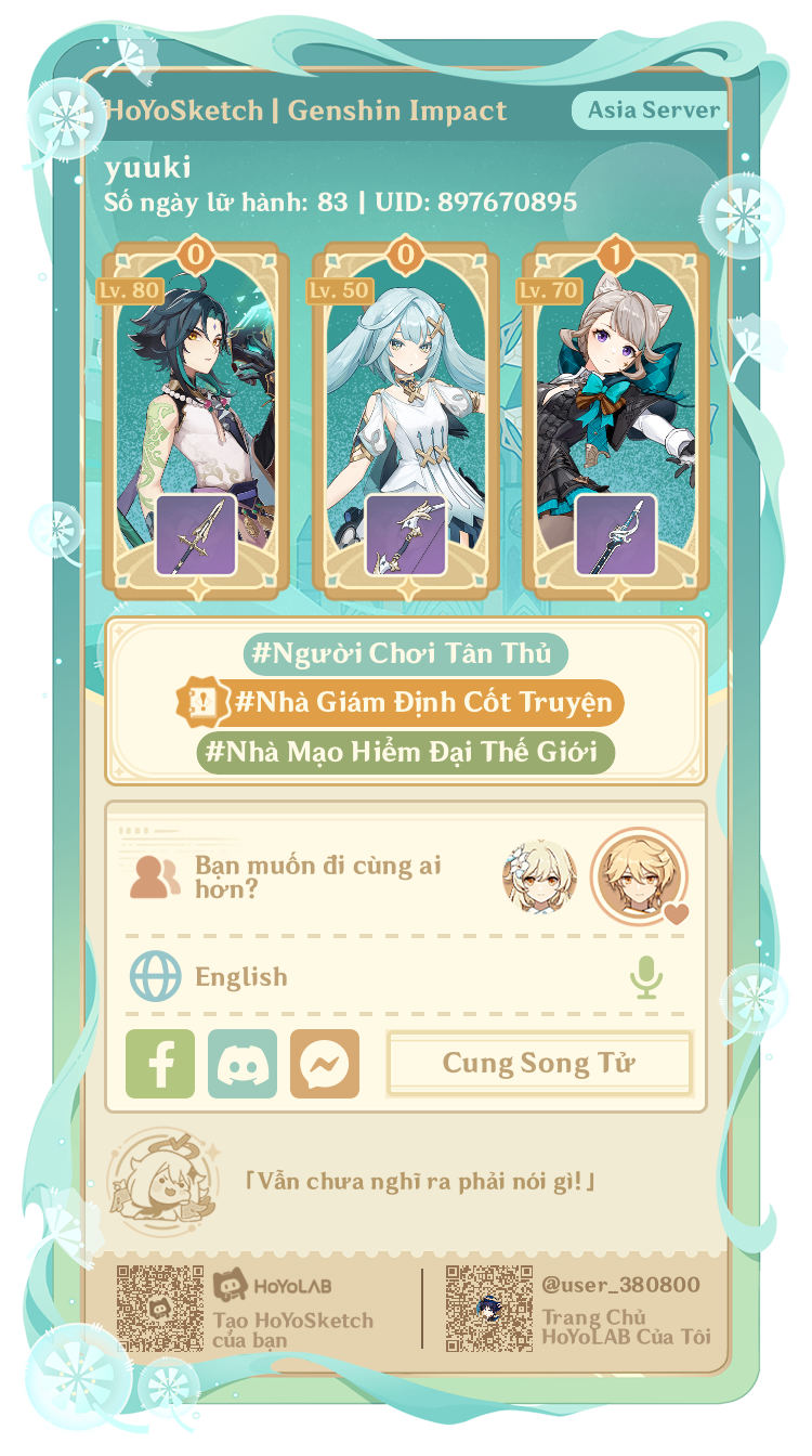 anemo! hy vọng lấy đc scara Genshin Impact | HoYoLAB