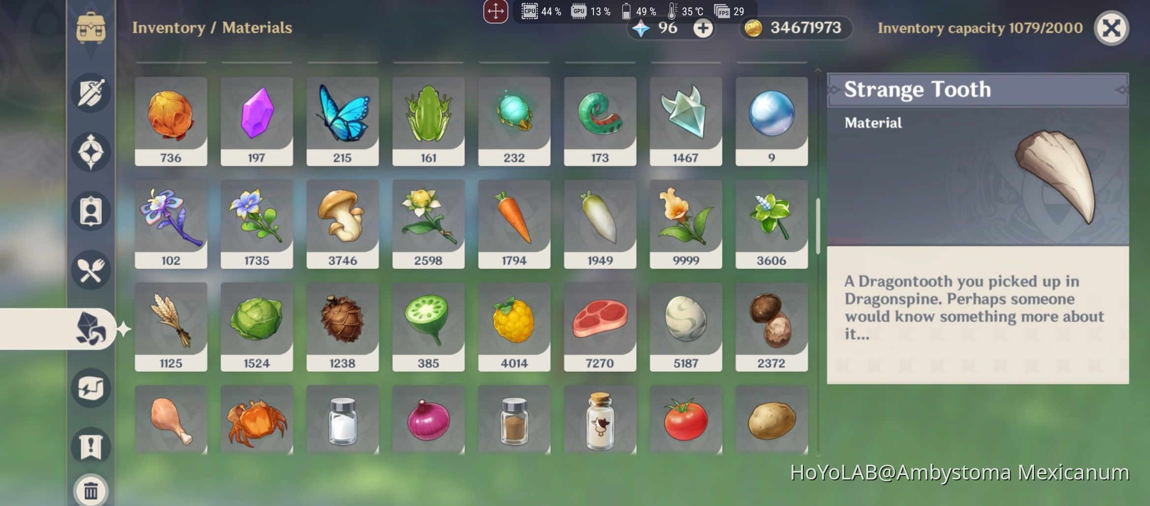 Once more inventory maximum. Genshin Impact | HoYoLAB