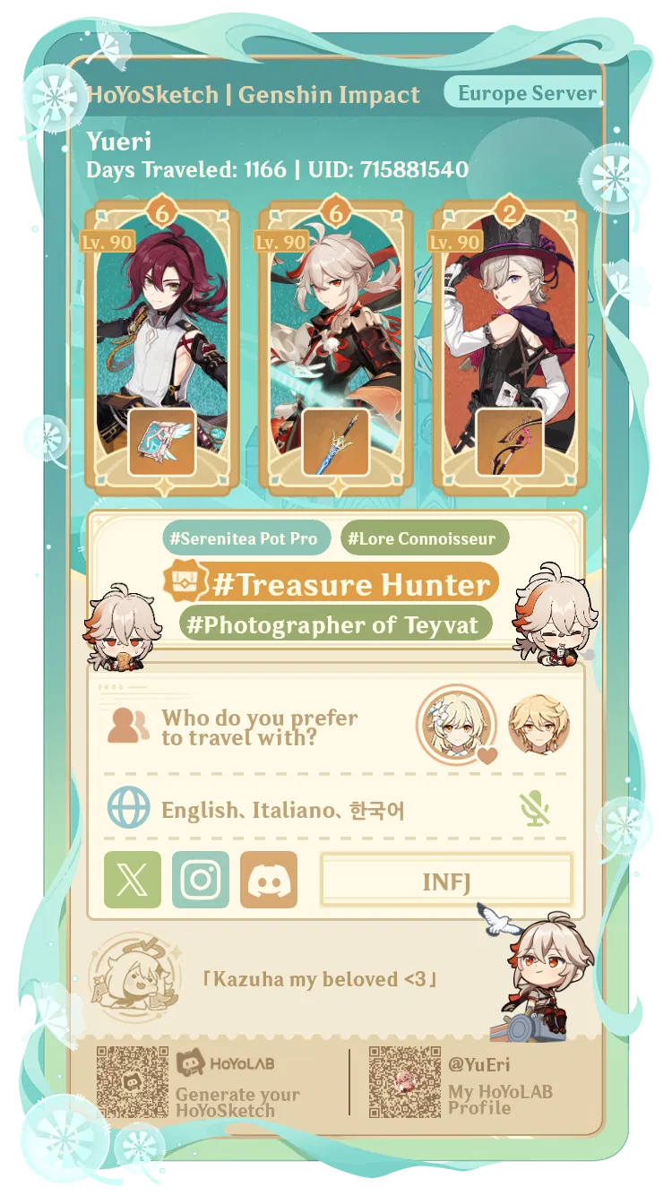 HoYo Sketch~ Genshin Impact | HoYoLAB