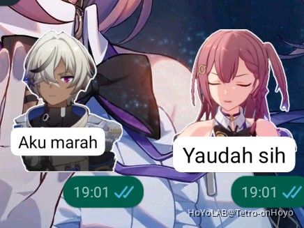 Arlan and Asta whatsapp stickers Honkai: Star Rail | HoYoLAB