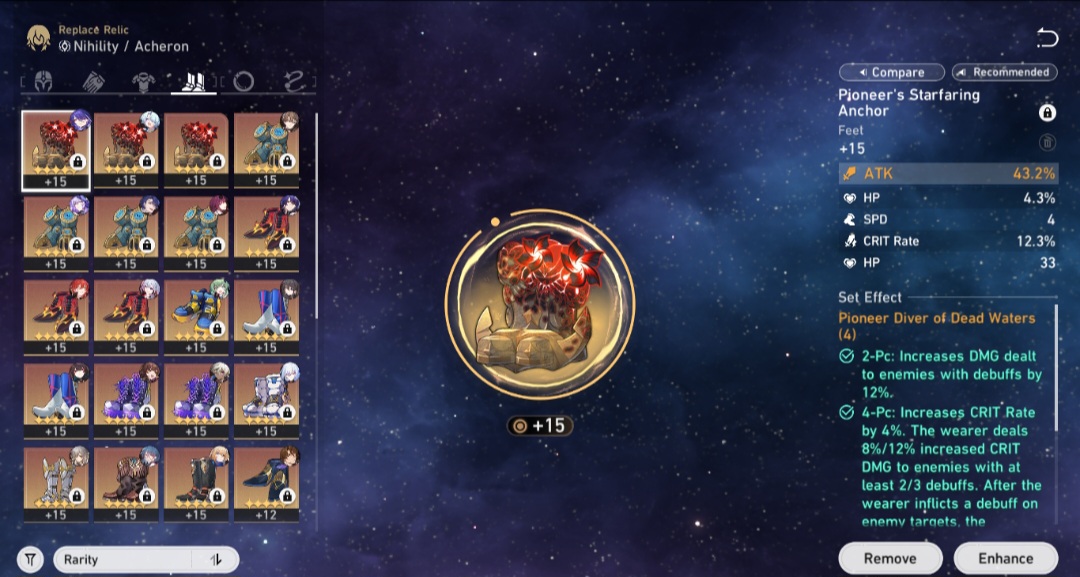 Upgrade for atk Acheron + (fan badge) Honkai: Star Rail | HoYoLAB