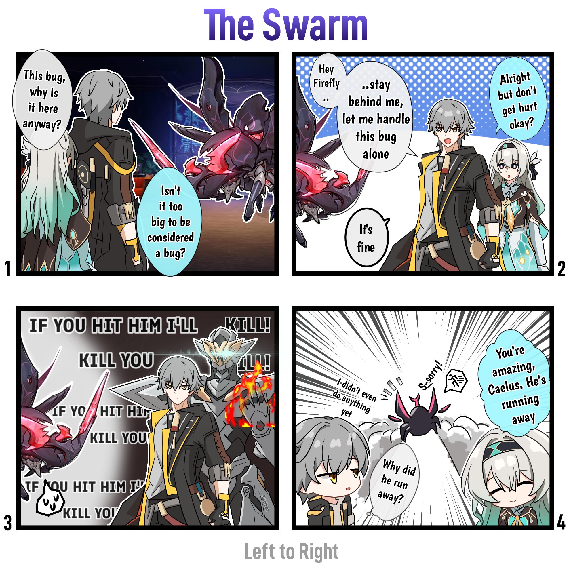 If Firefly (Sam) horrify a swarm to defend Trailblazer from the attacks ...